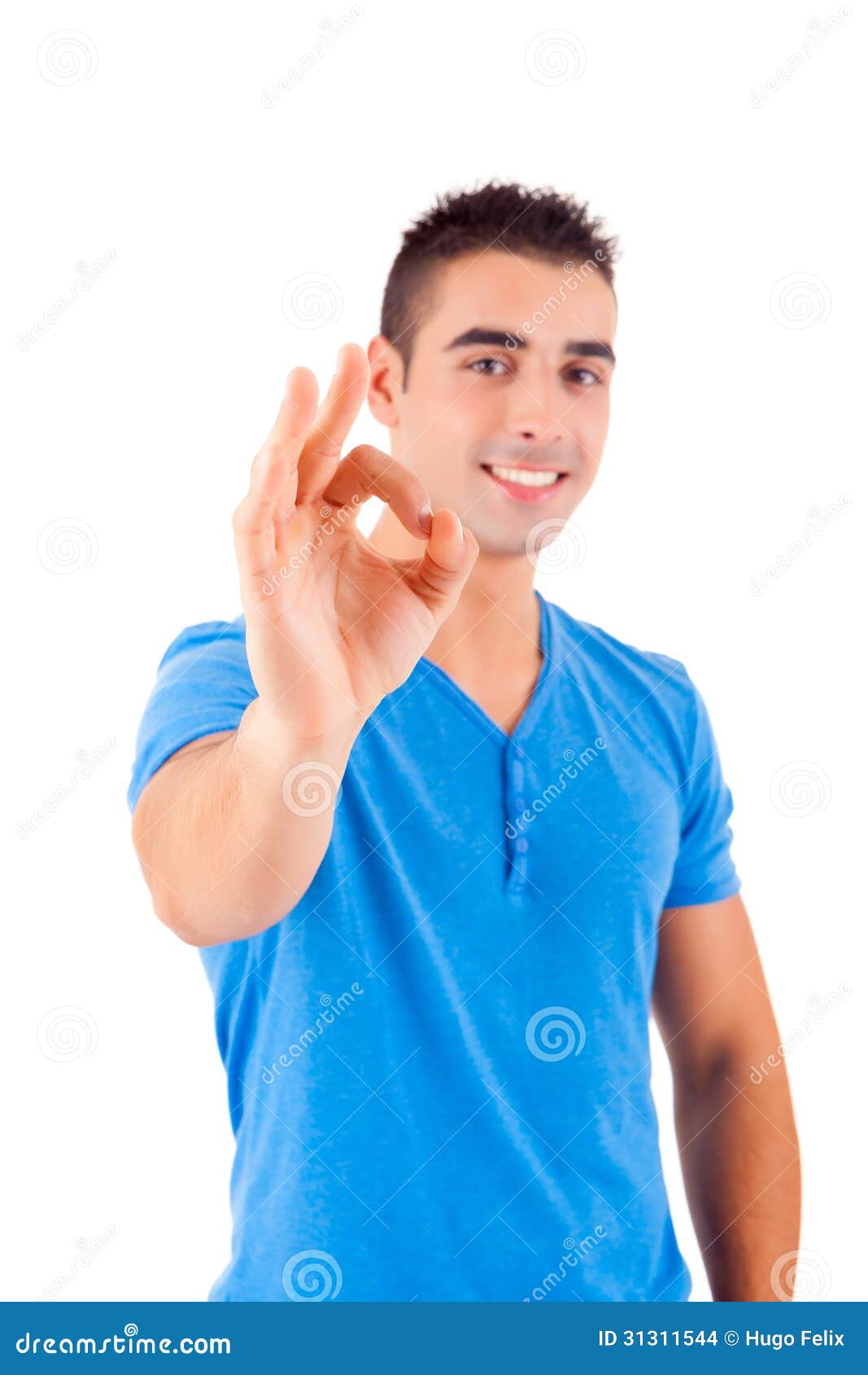 Man stock photo. Image of finger, gesture, beautiful - 31311544
