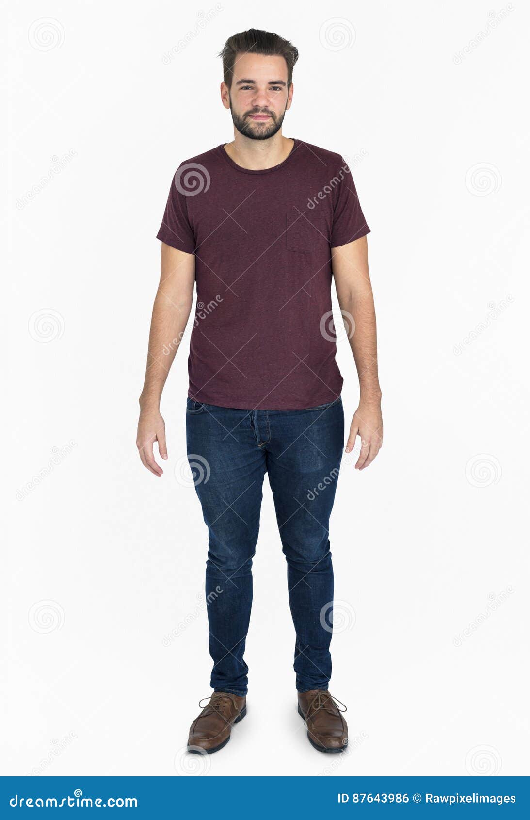 Man Studio Shoot Full Body Concept Stock Photo - Image of shoot ...