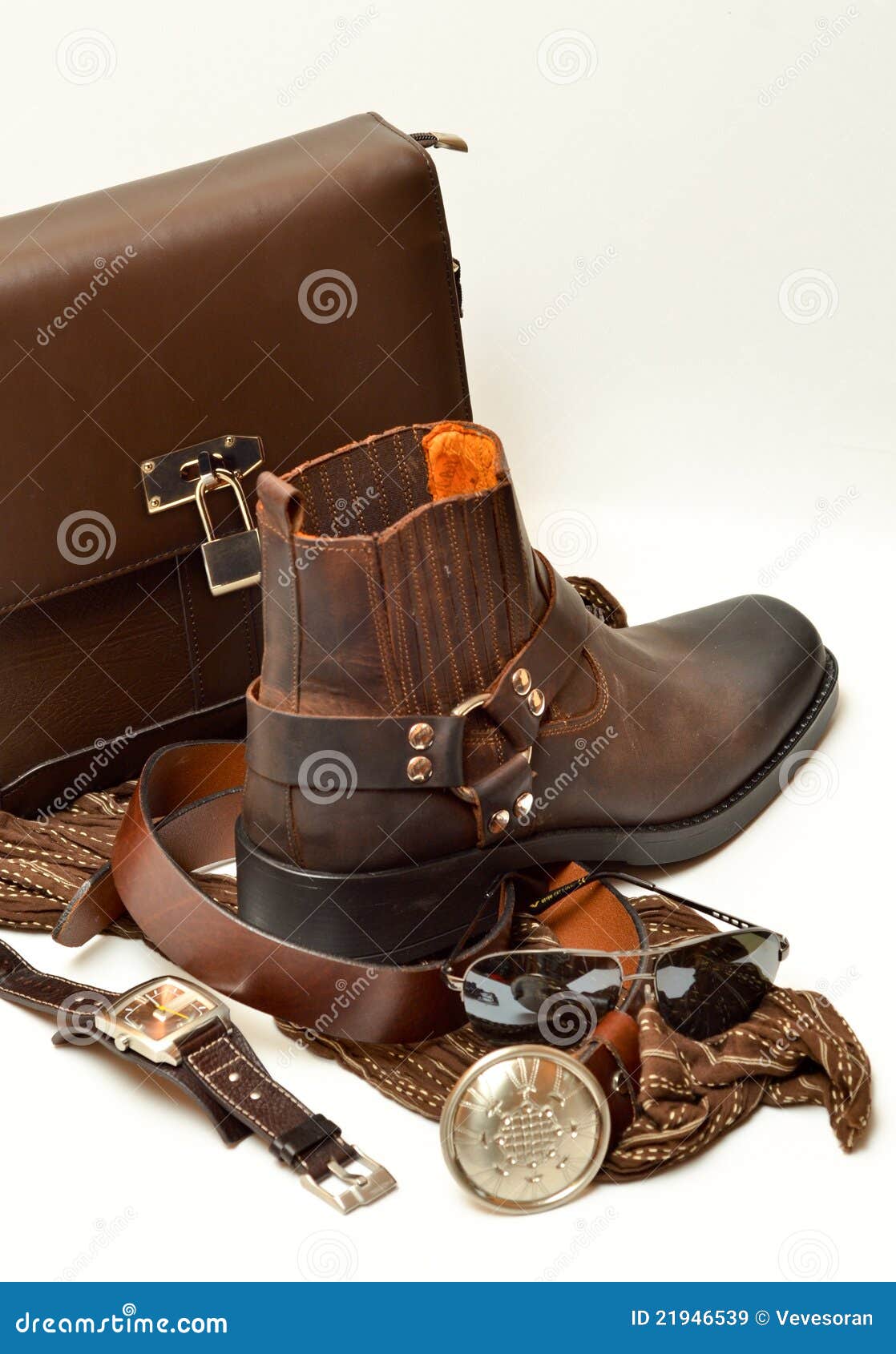 Man stuff stock image. Image of accessories, briefcase - 21946539