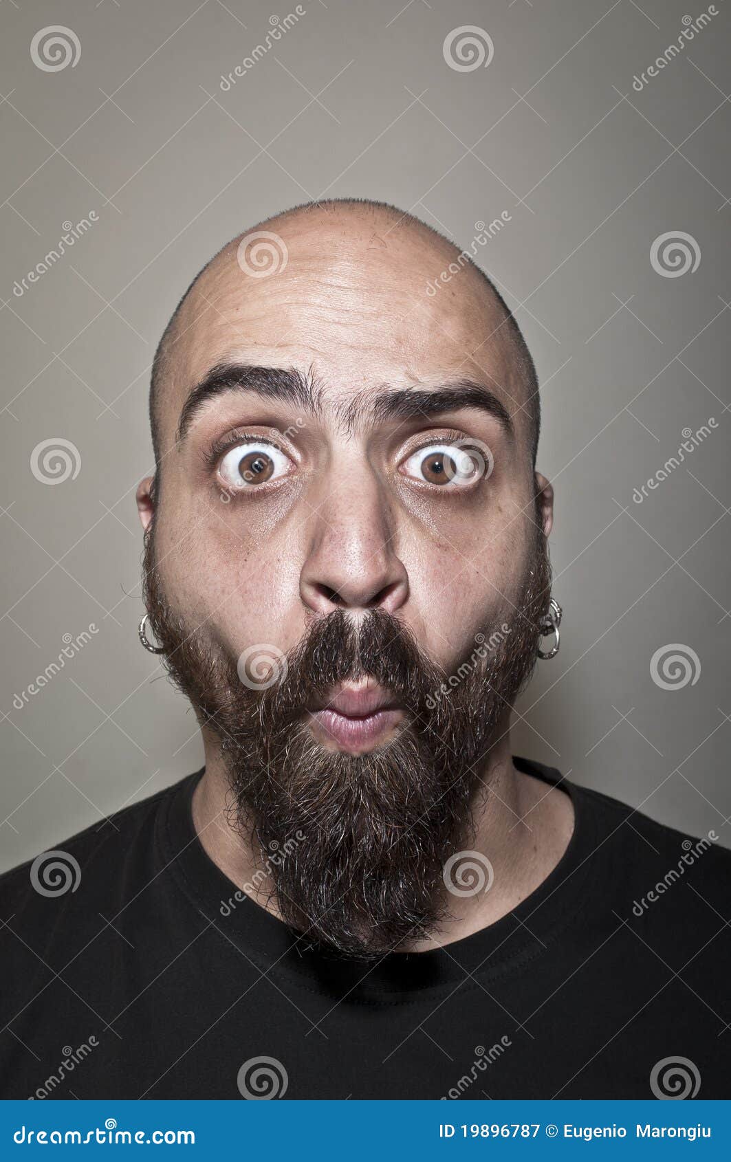 Man with stupid face stock image. Image of humor, attractive - 19896787