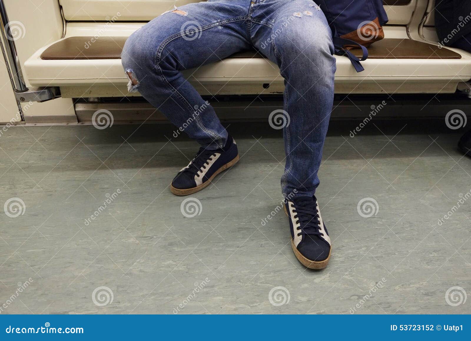 Man in the subway train stock photo. Image of platform - 53723152