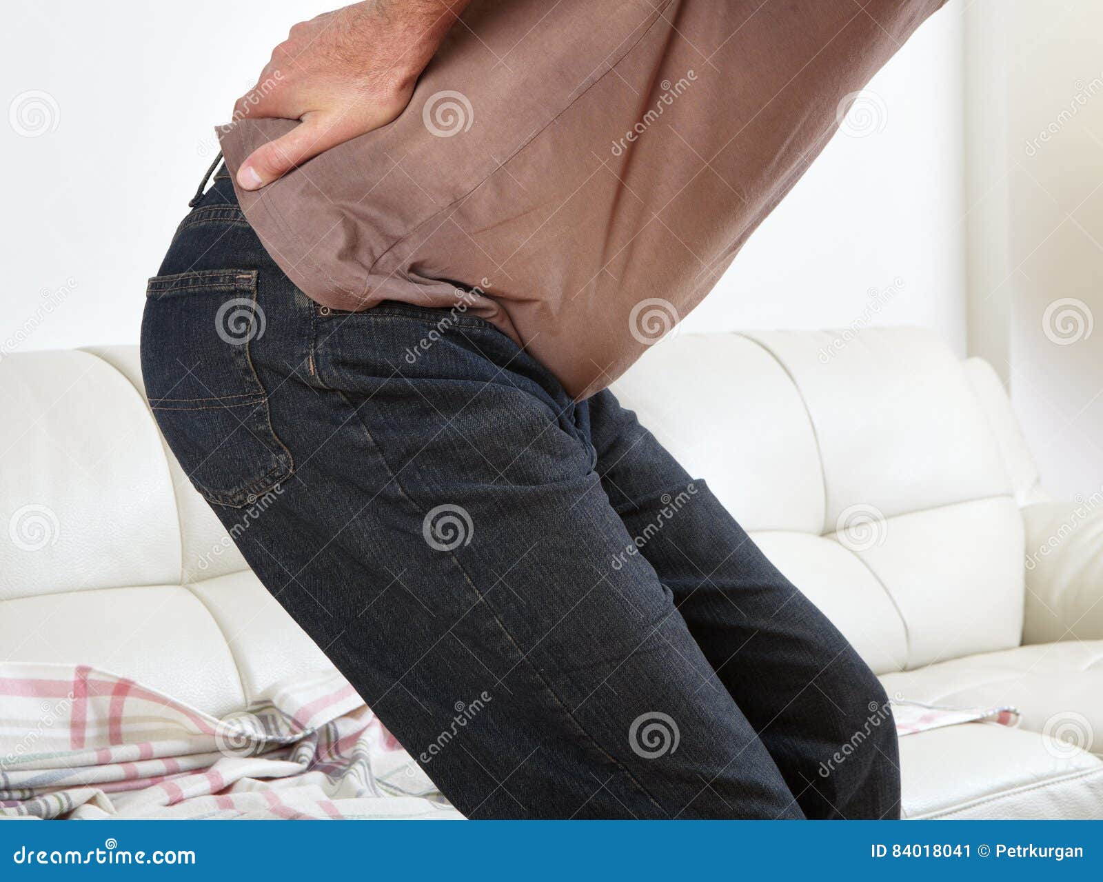 Man Suffering from Backache Stock Image - Image of painful, pain: 84018041