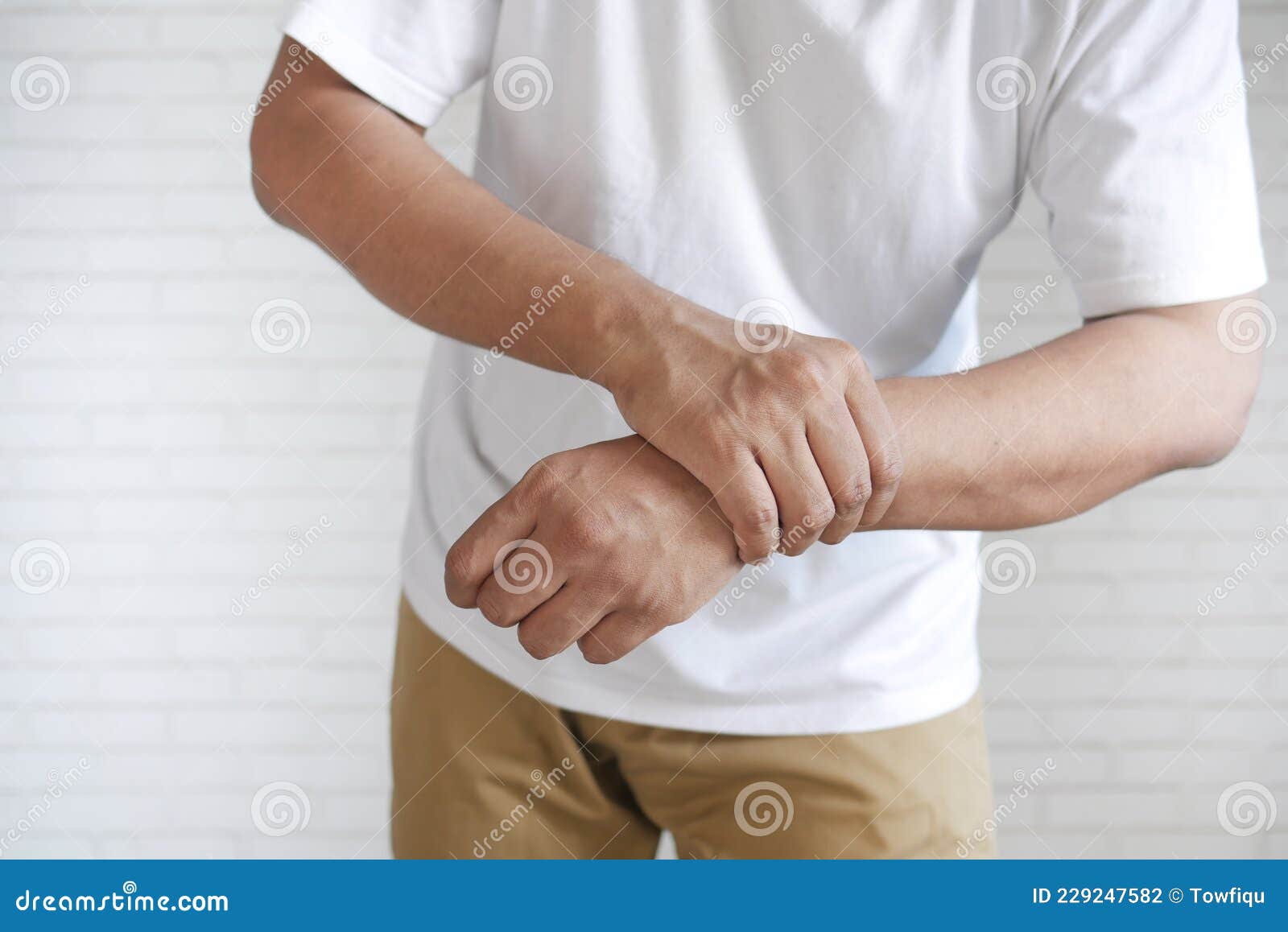 Man Suffering Pain in Hand Close Up Stock Photo - Image of health ...