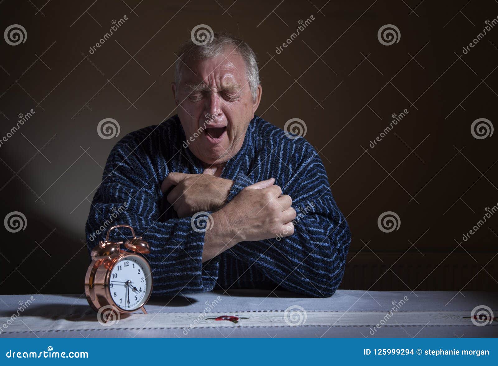Man Suffering from a Sleepless Night Stock Photo - Image of depression ...
