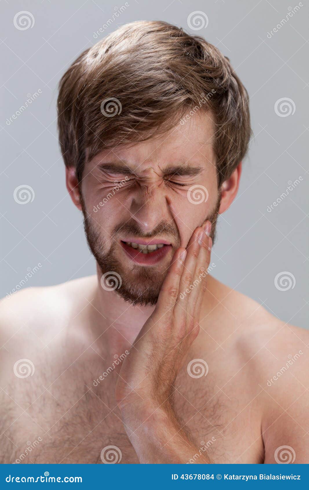 Man Suffering from Toothache Stock Photo - Image of ache, throe: 43678084