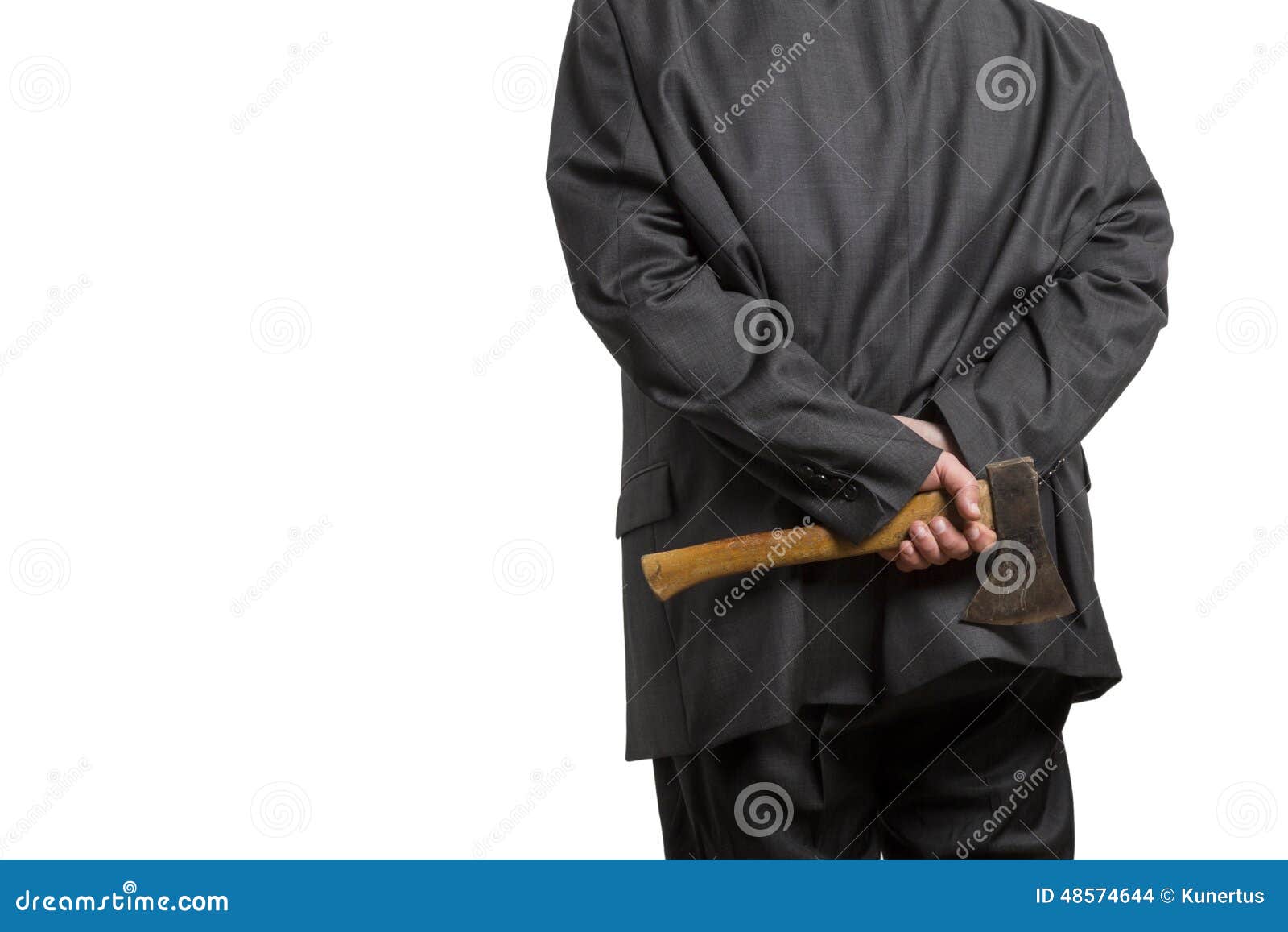 Man in suit with axe stock photo. Image of payback, distrust - 48574644