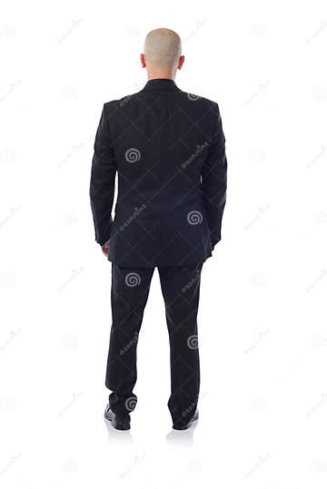 #Man in suit from behind stock image. Image of backview - 26888617