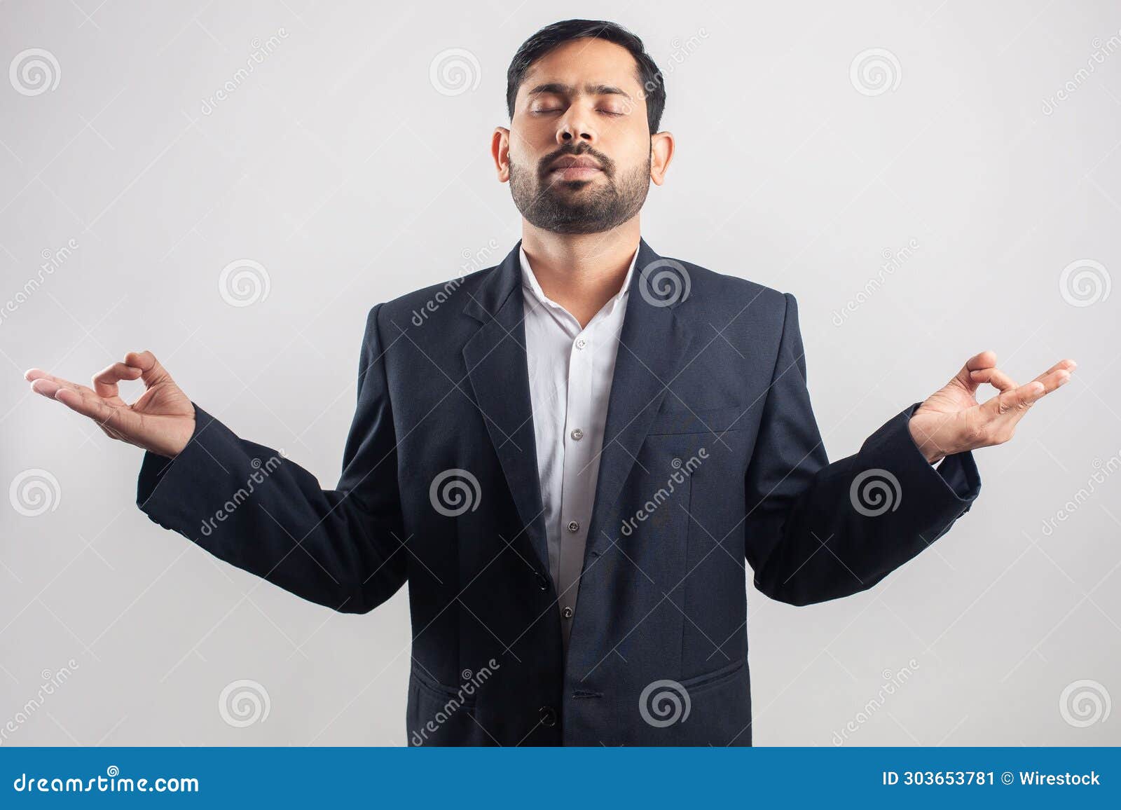 A Man in a Suit is Doing Something or Other Things Stock Image - Image ...