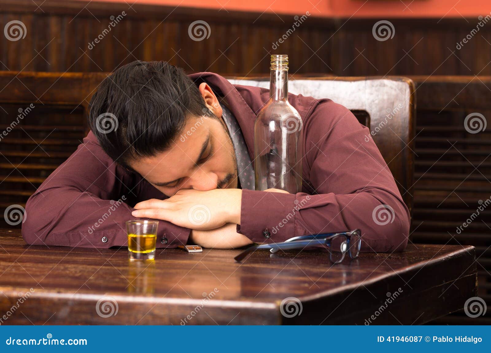Man in Suit Drinking Alcohol Shot Stock Image - Image of drunk ...