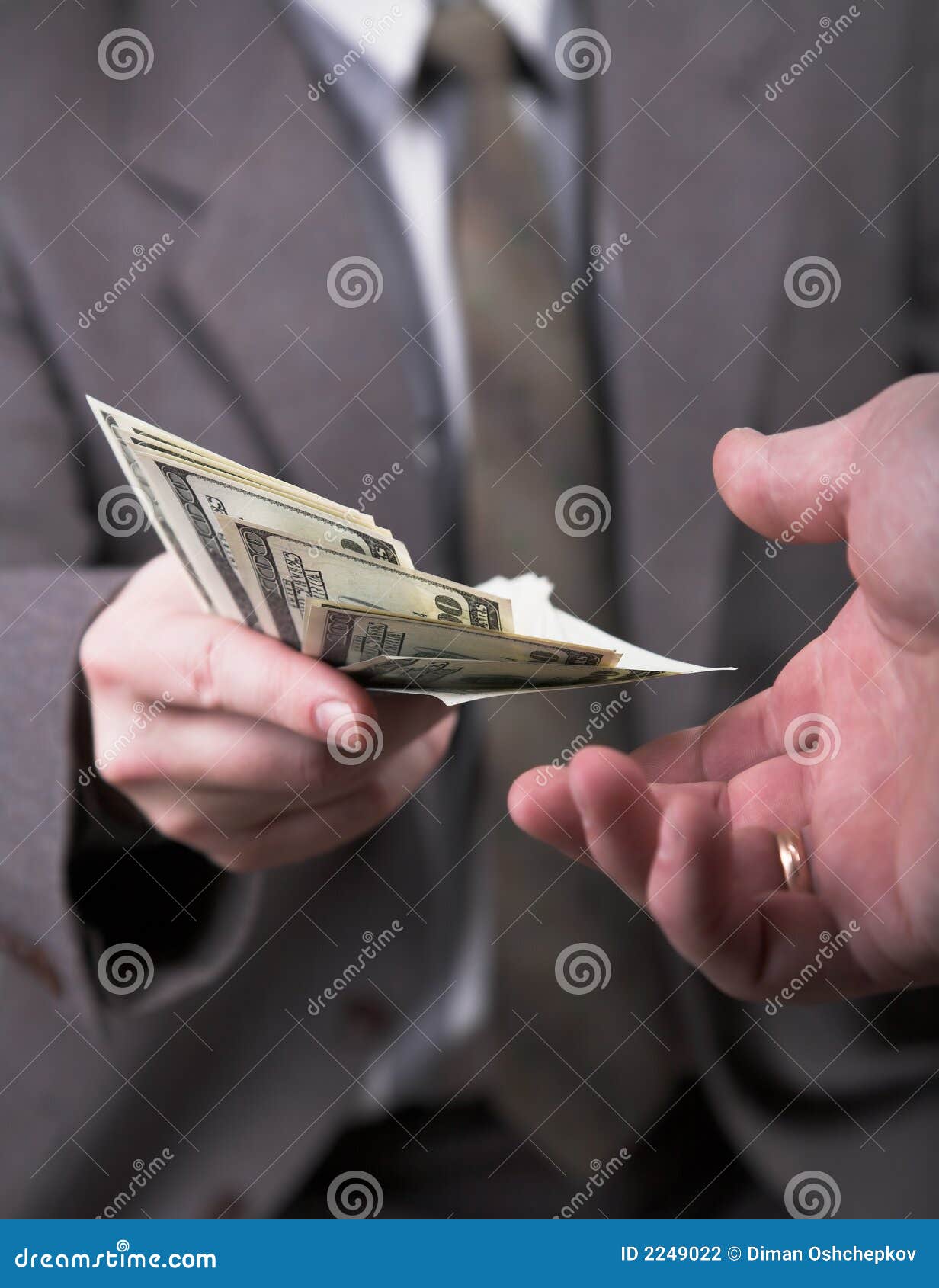 Man in suit giving dollars stock photo. Image of buying - 2249022
