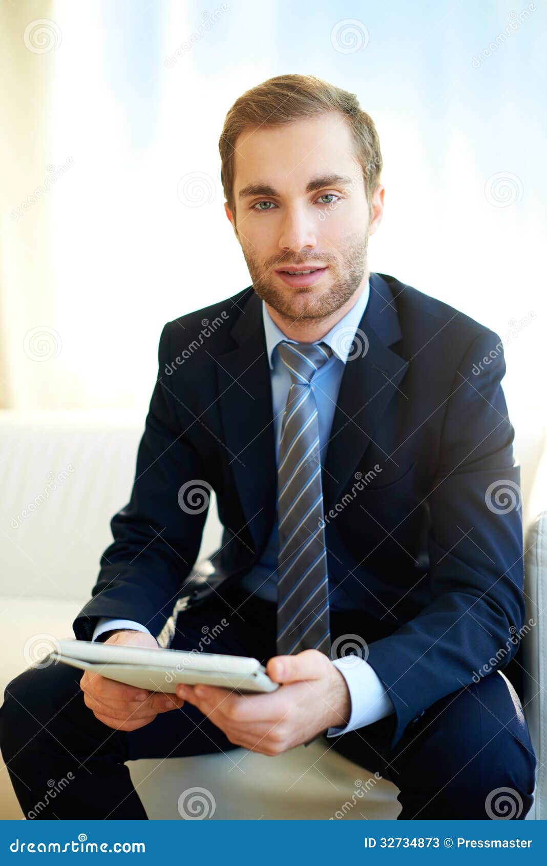 Man in suit stock image. Image of professional, looking - 32734873