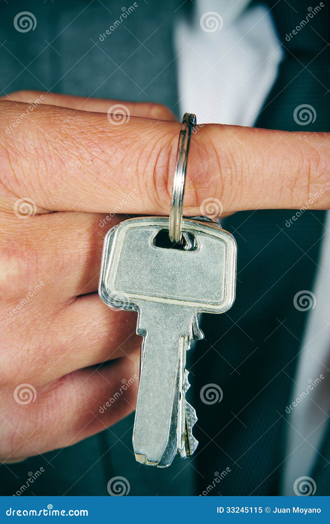 Man in Suit Showing a Key Ring Stock Image - Image of banker, chain ...