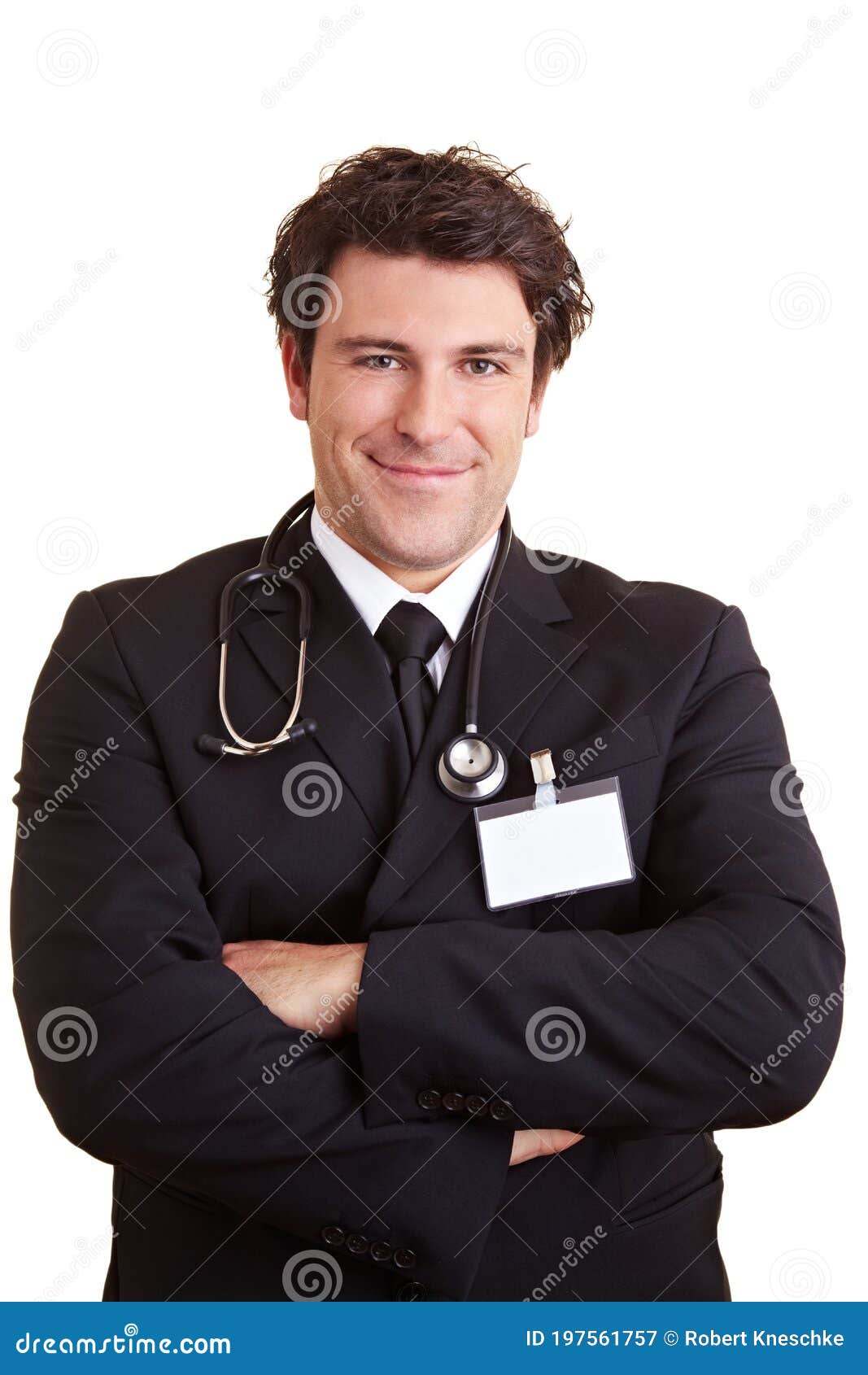 Doctor without a coat stock image. Image of cutout, authority - 197561757
