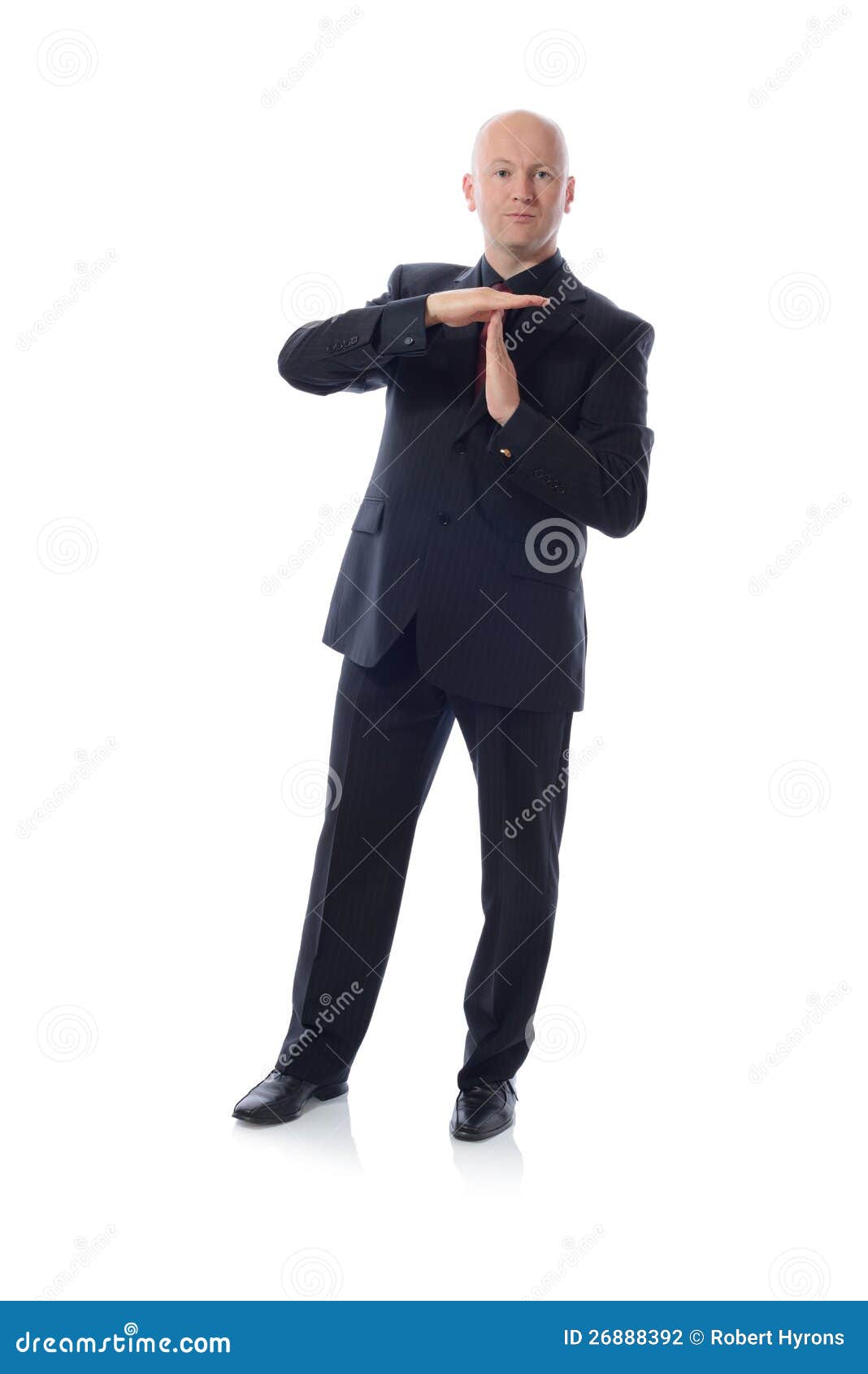 Man in suit time out stock photo. Image of break, conceptual - 26888392