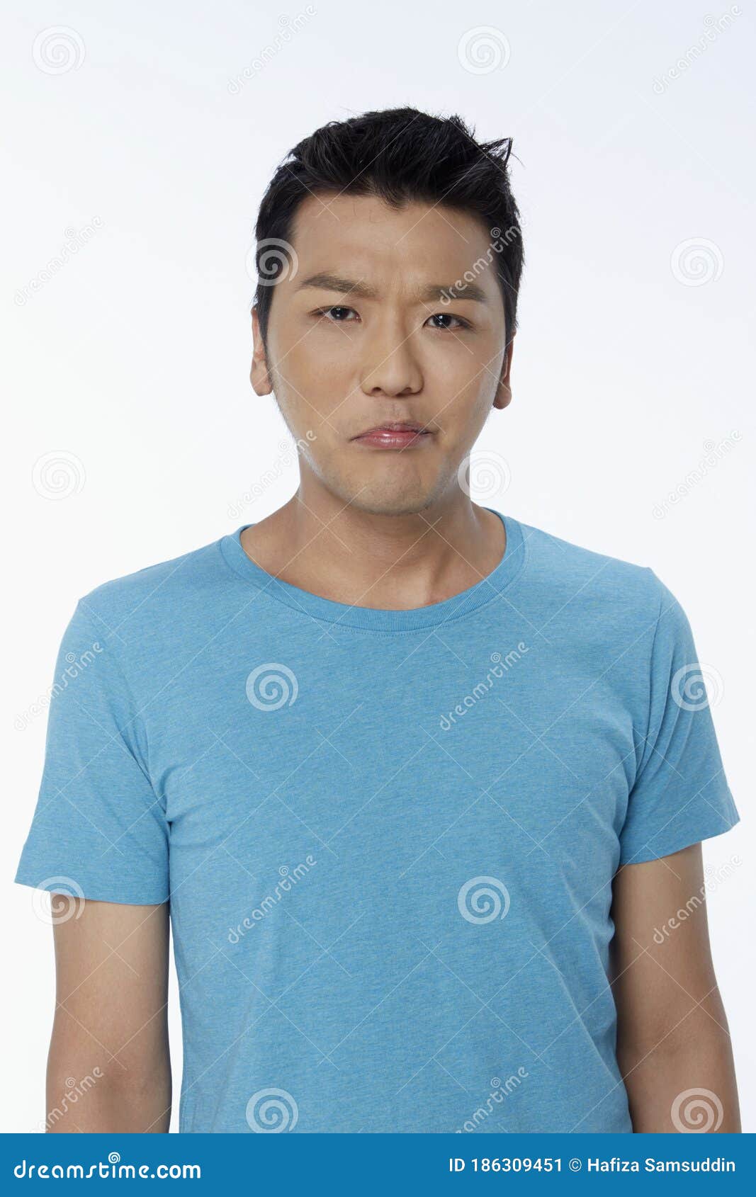 Man sulking at the camera stock image. Image of camera - 186309451
