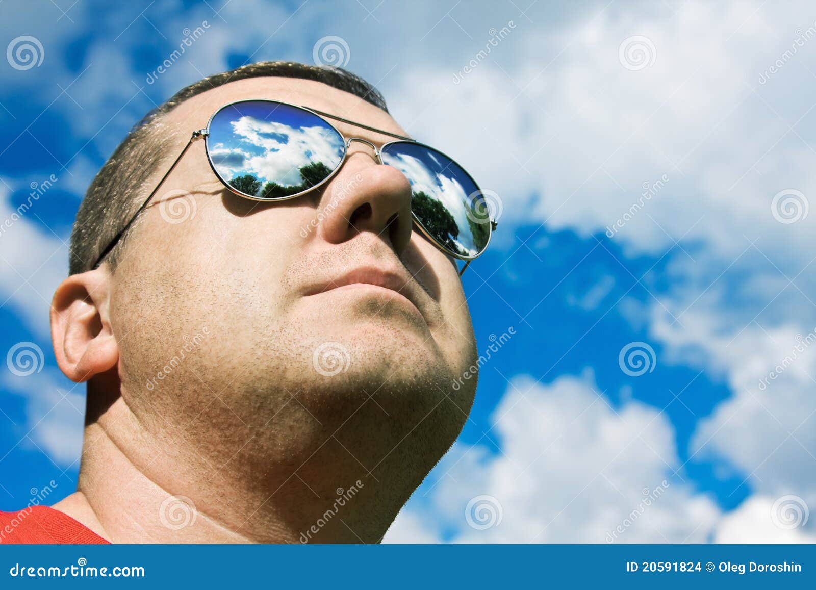 Man in Sunglasses Sun Protection Stock Photo - Image of style, modern ...