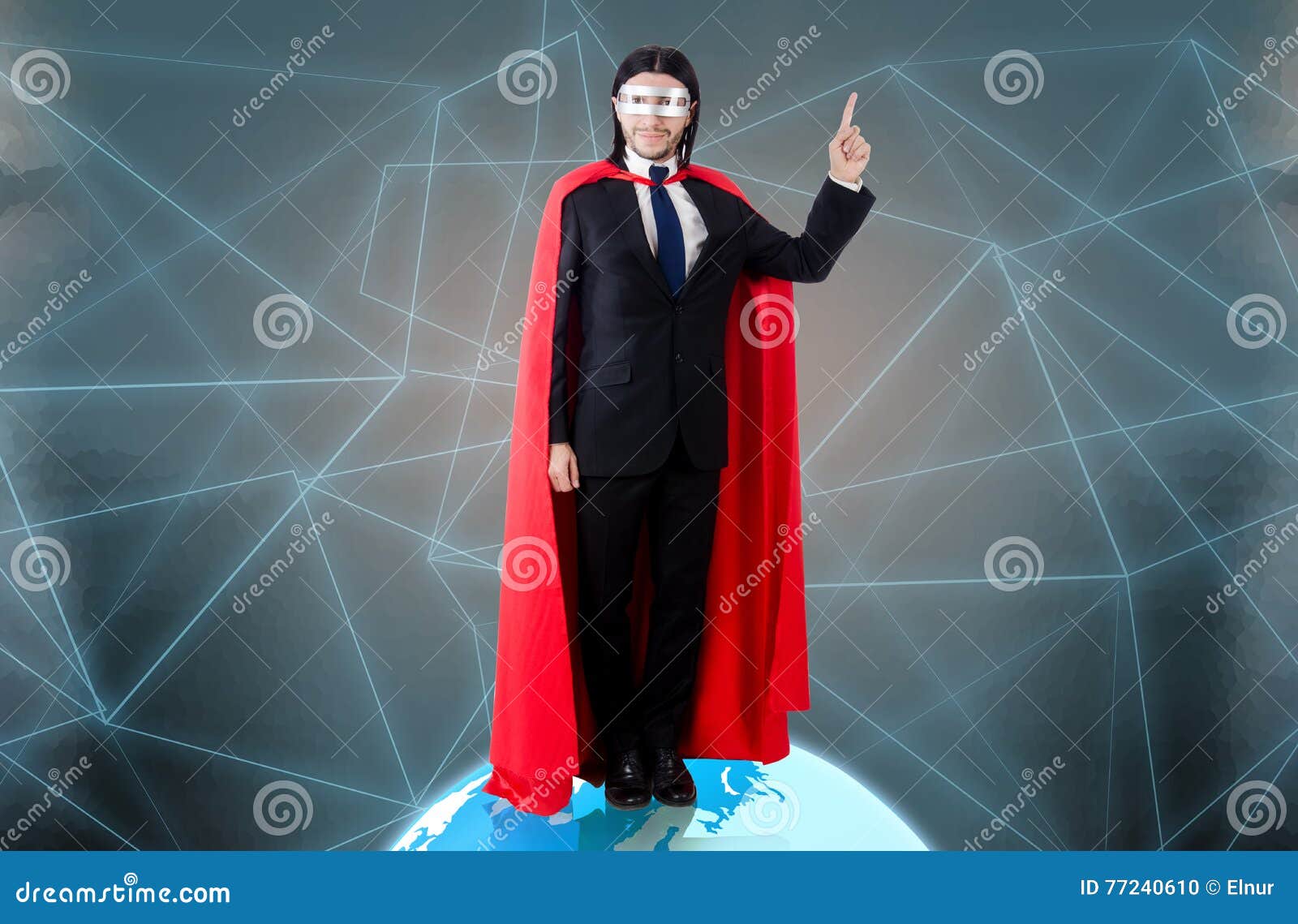 The Man with Superpowers Ruling the World Stock Photo - Image of macho ...