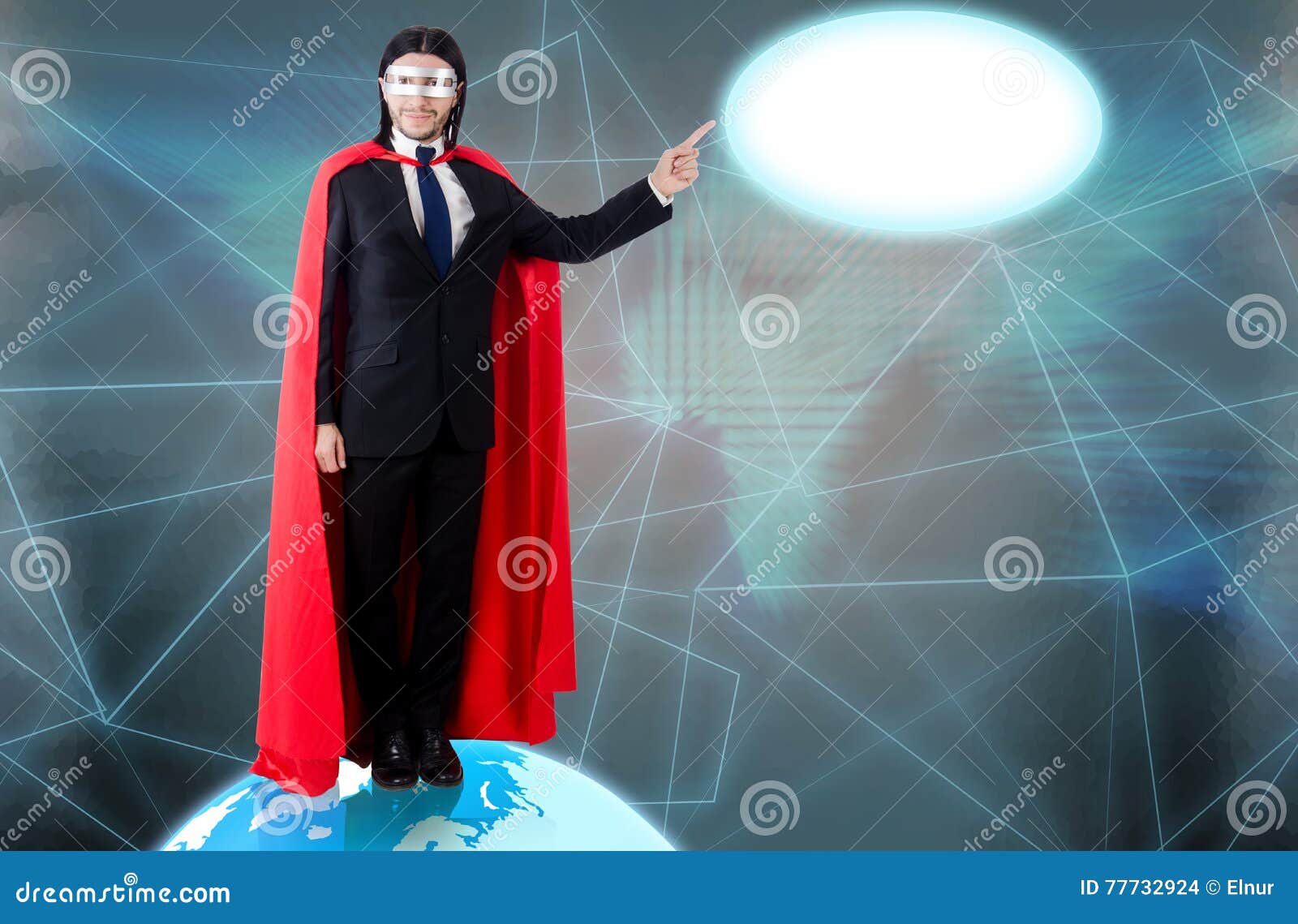 The Man with Superpowers Ruling the World Stock Photo - Image of brave ...