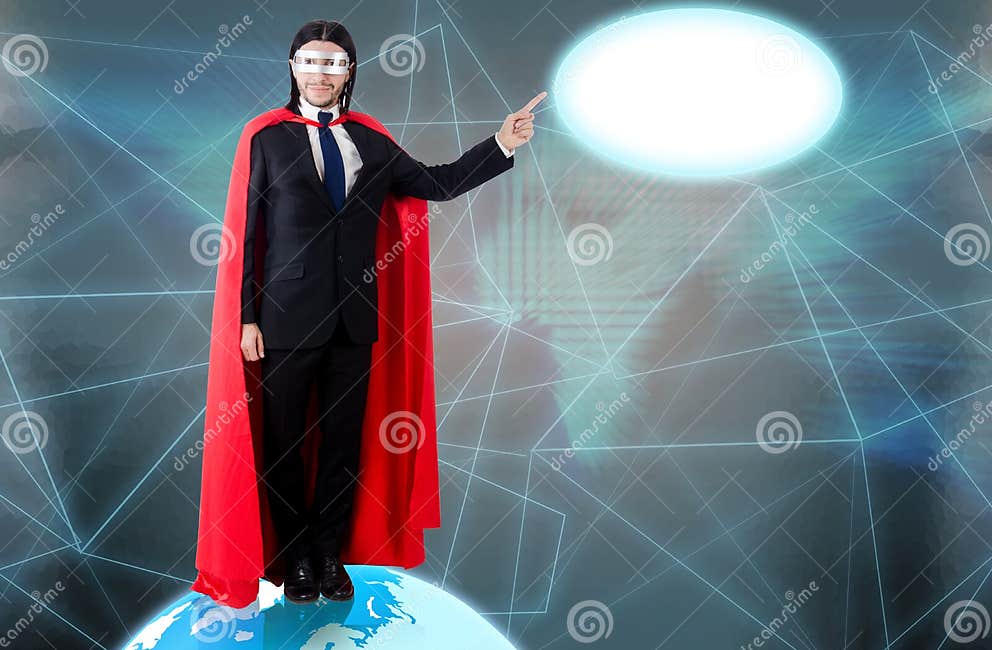 The Man with Superpowers Ruling the World Stock Photo - Image of brave ...