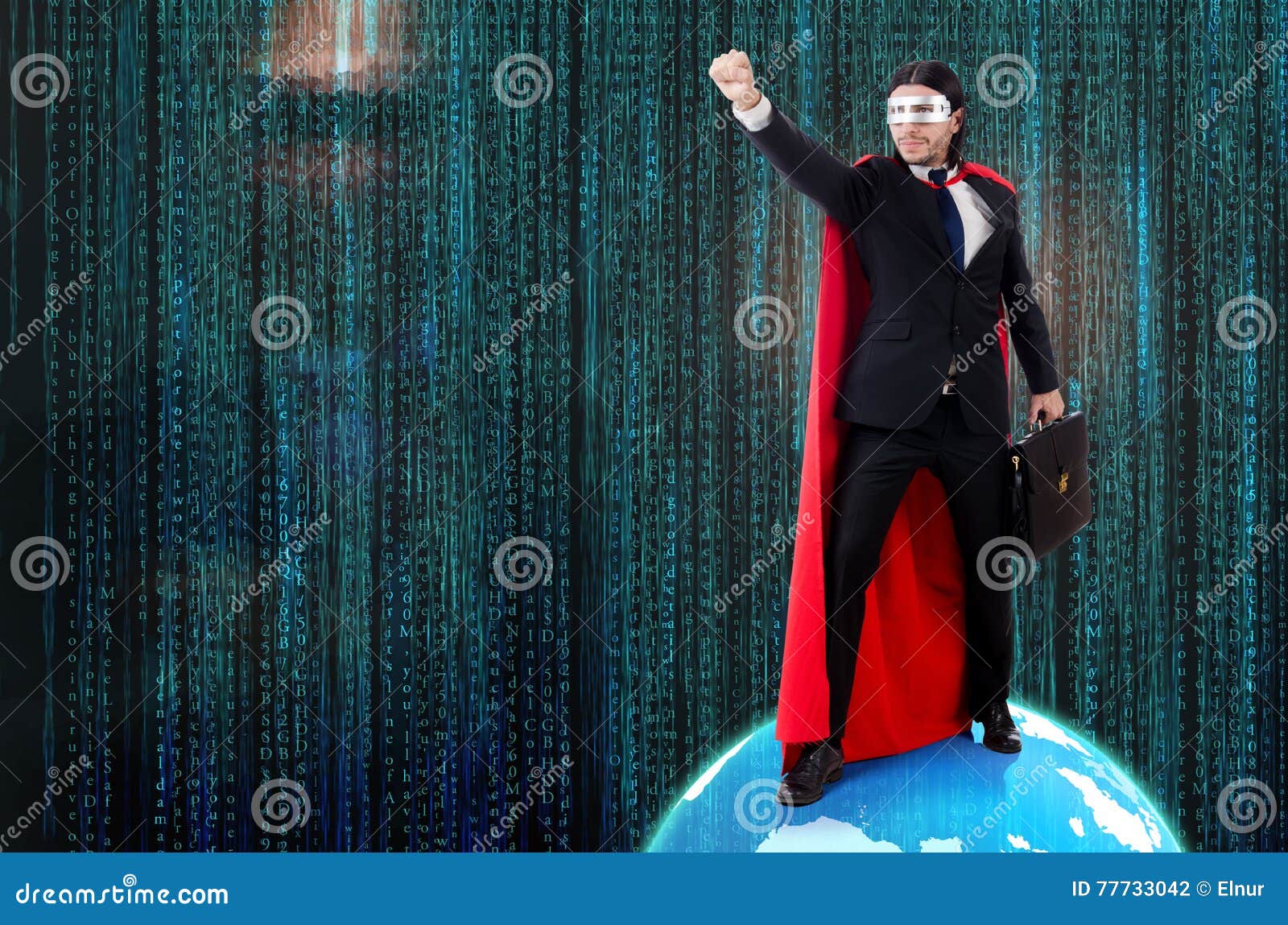 The Man with Superpowers Ruling the World Stock Photo - Image of posing ...