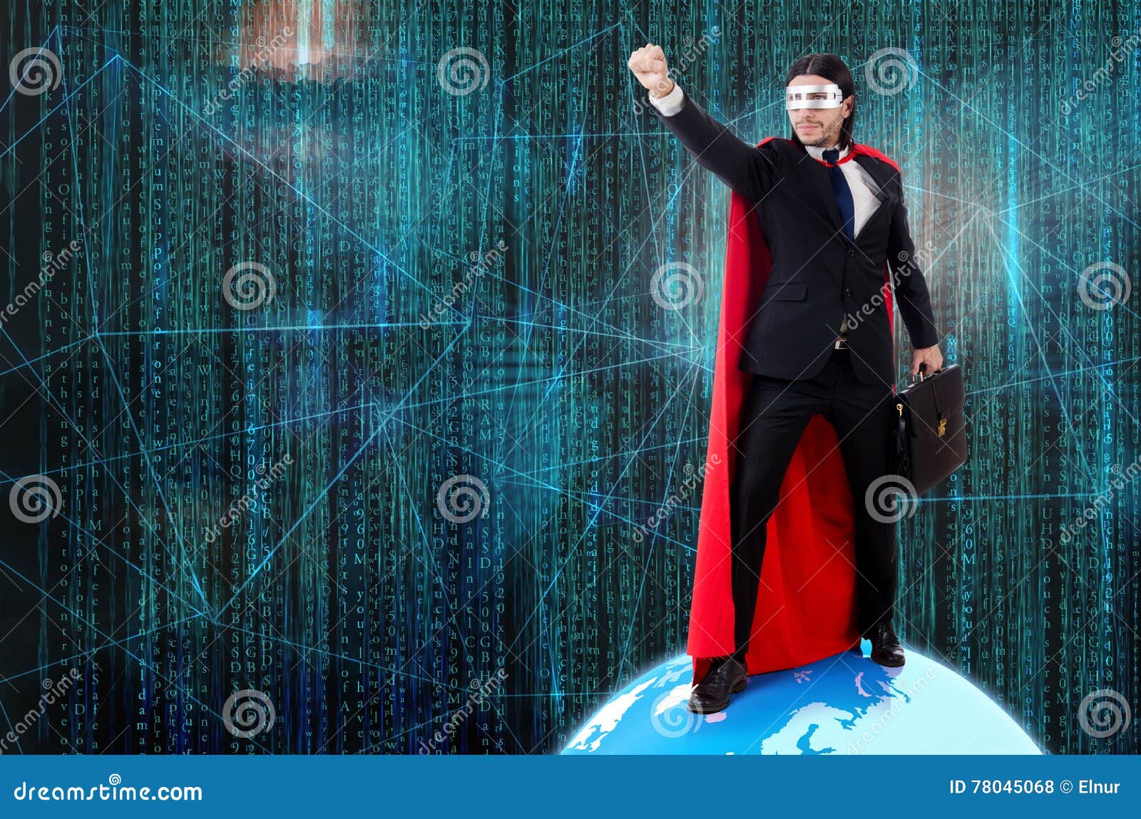 The Man with Superpowers Ruling the World Stock Photo - Image of hero ...