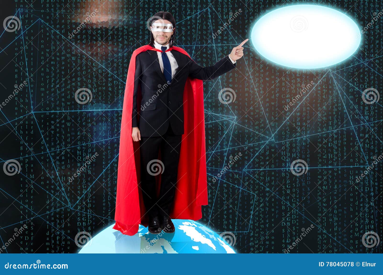 The Man with Superpowers Ruling the World Stock Photo - Image of hero ...