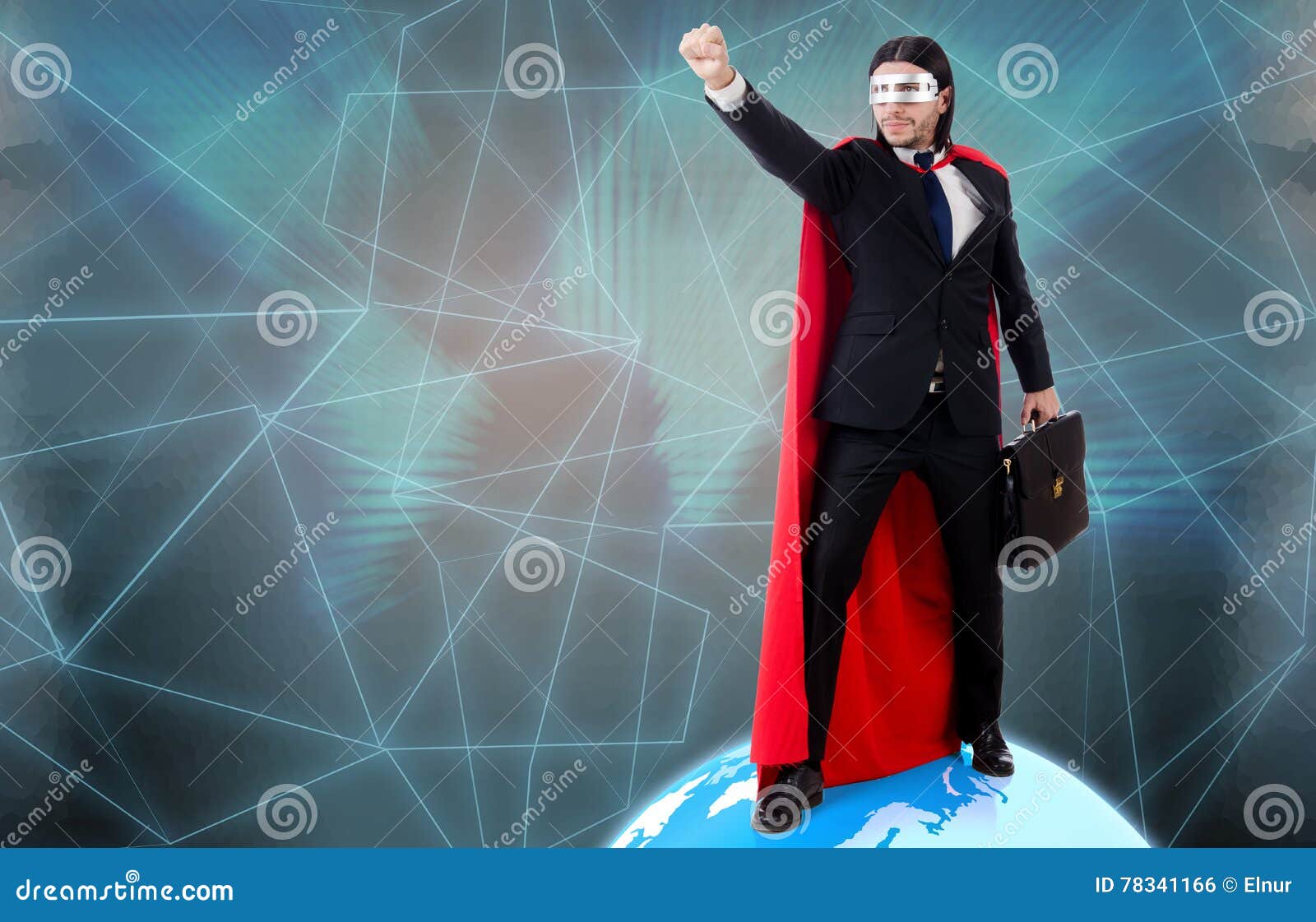 The Man with Superpowers Ruling the World Stock Photo - Image of hero ...