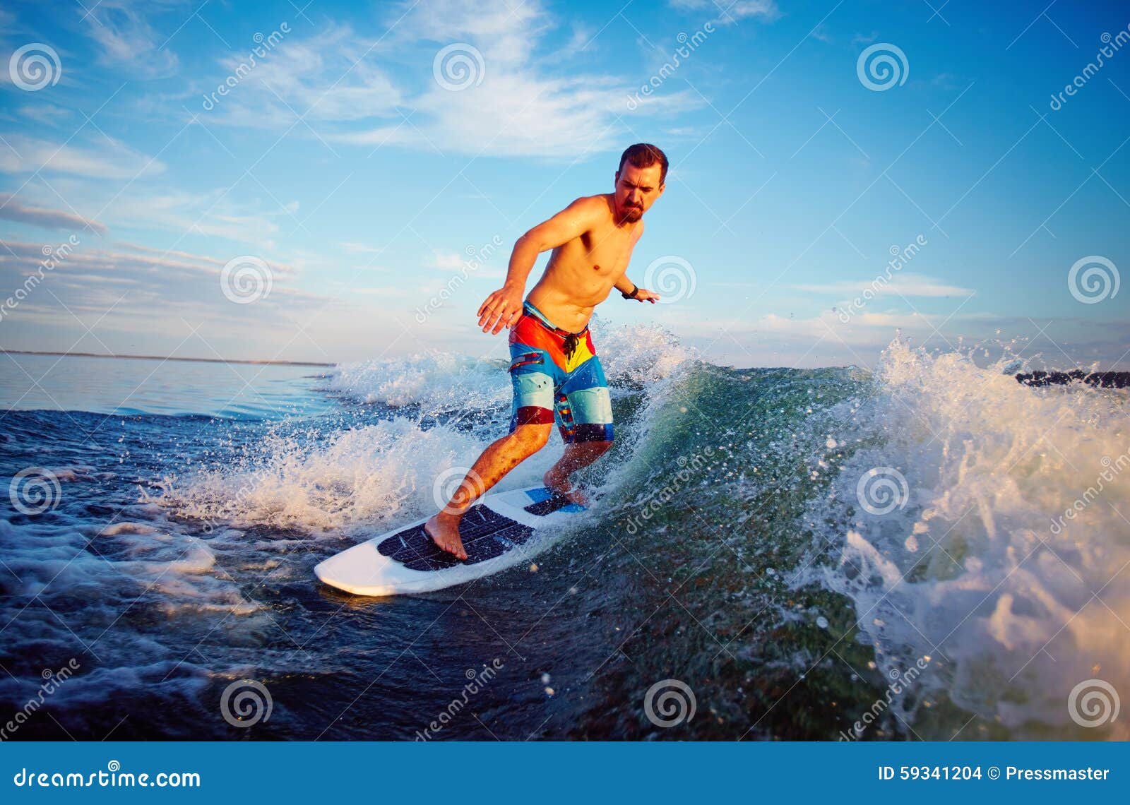 Man surfboarding stock photo. Image of lifestyle, recreation - 59341204