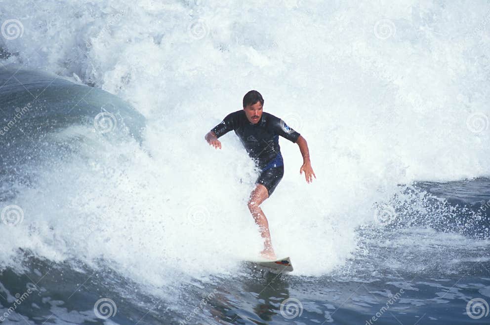Man surfing with big wave editorial photography. Image of sports - 23149872