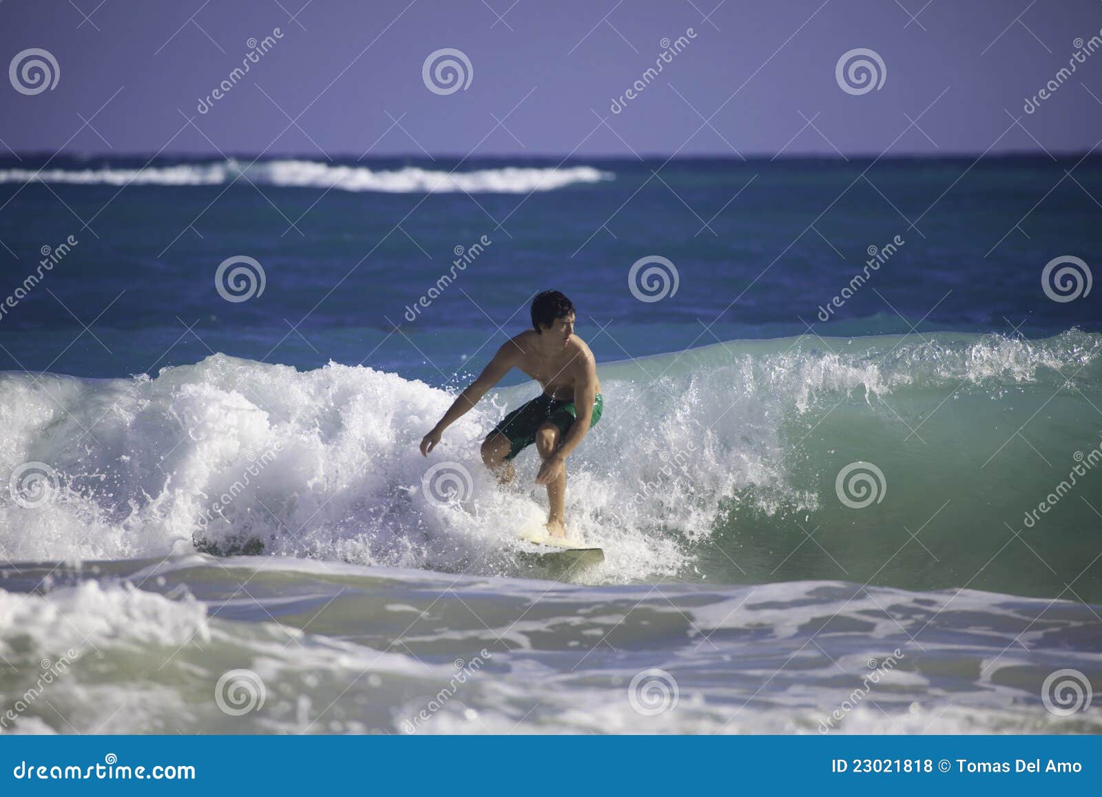 Man surfing in hawaii stock photo. Image of exercise - 23021818