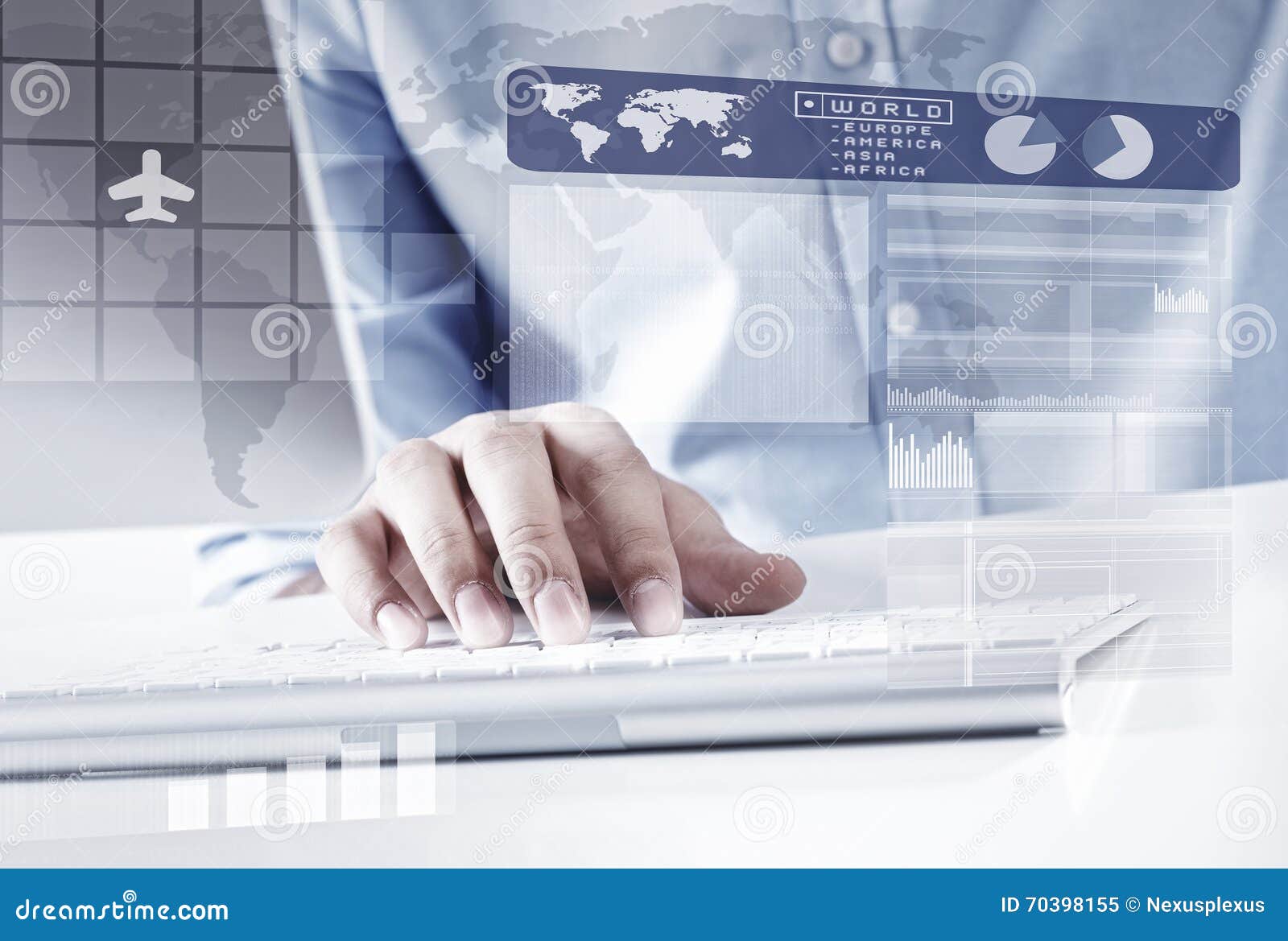 Man surfing the Internet stock image. Image of portable - 70398155