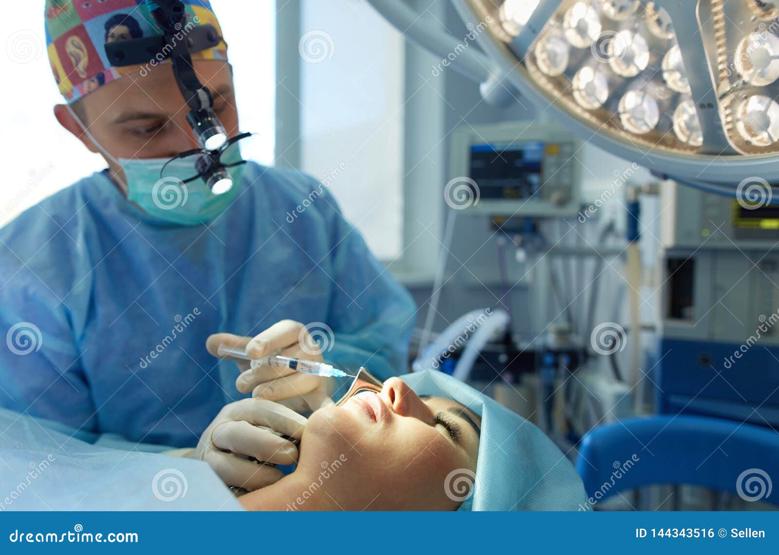 Man Surgeon at Work in Operating Room Stock Photo - Image of people ...