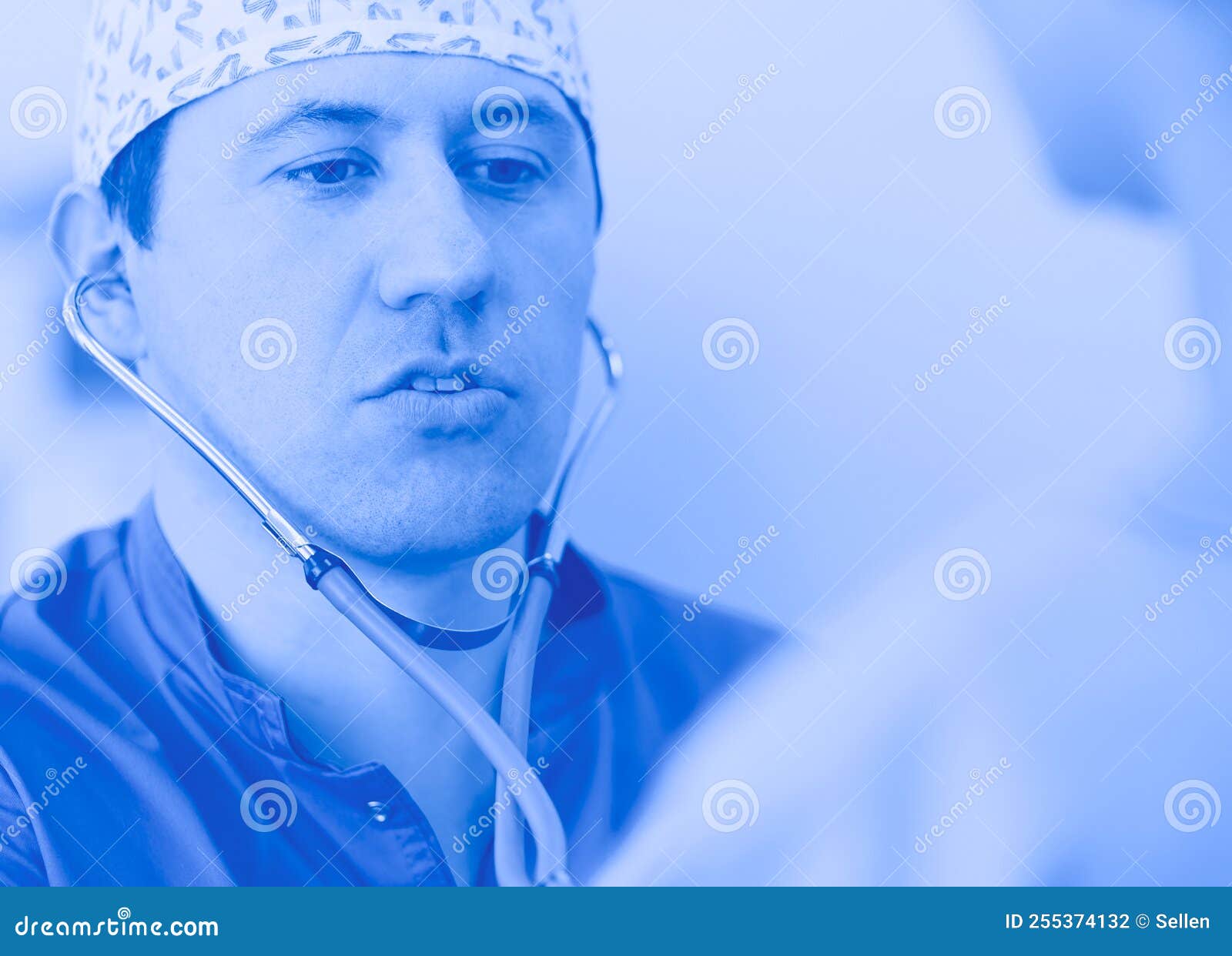 Man Surgeon at Work in Operating Room Stock Photo - Image of operating ...