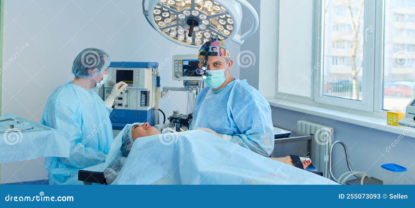 Man Surgeon at Work in Operating Room Stock Image - Image of people ...