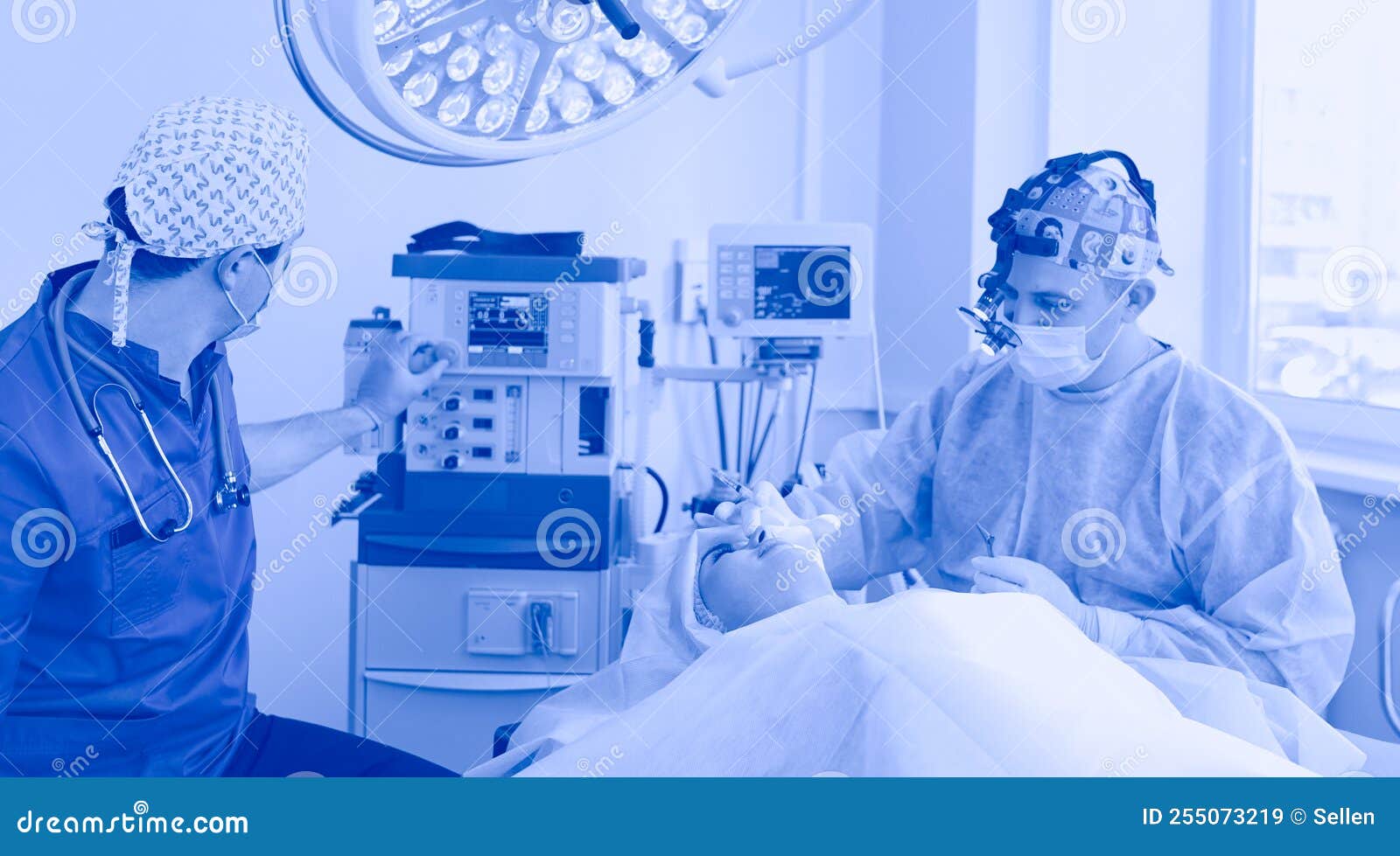 Man Surgeon at Work in Operating Room Stock Image - Image of work, care ...