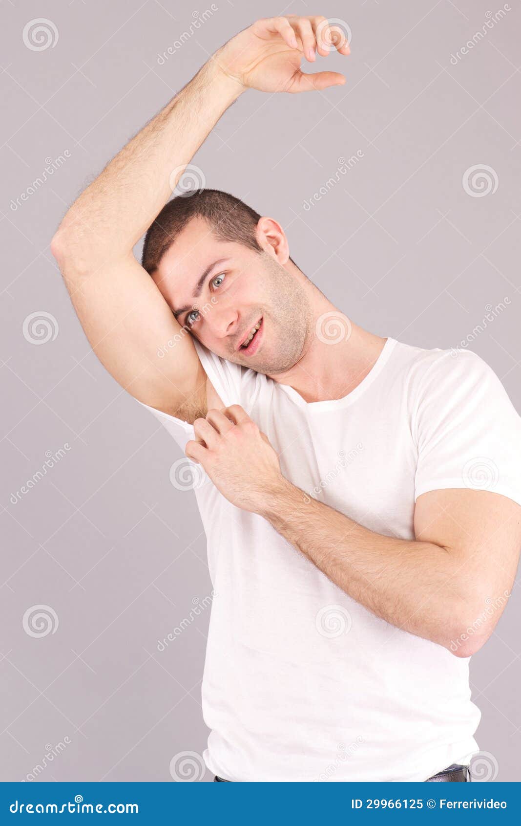 Sweat odor stock image. Image of shot, stained, person - 29966125