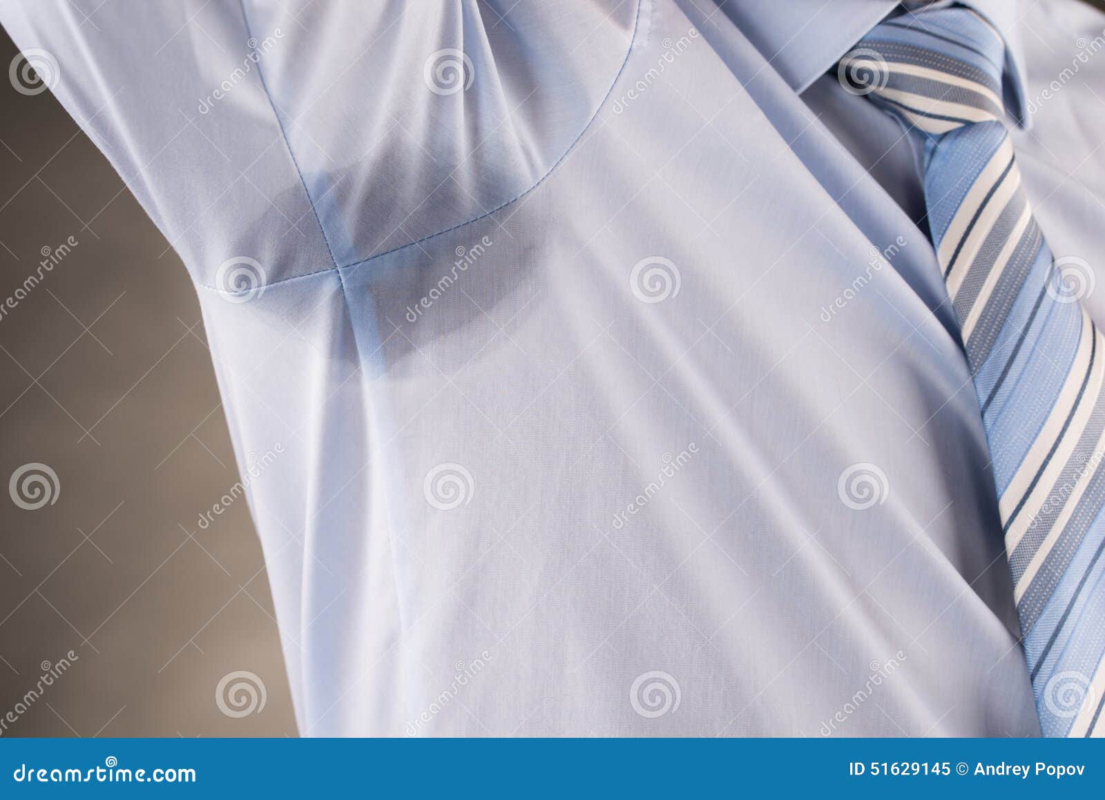 Man Sweating Very Badly Under Armpit Stock Image - Image of excessive ...