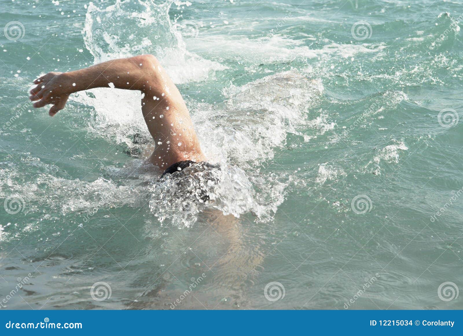 Man swimming stock photo. Image of sport, fitness, competitor - 12215034