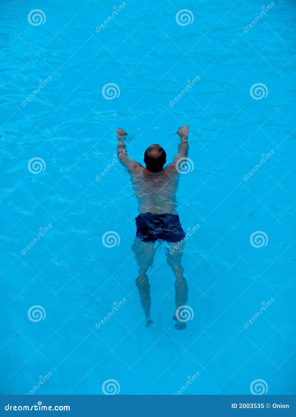 Man swimming in a pool stock image. Image of lifestyle - 2003535