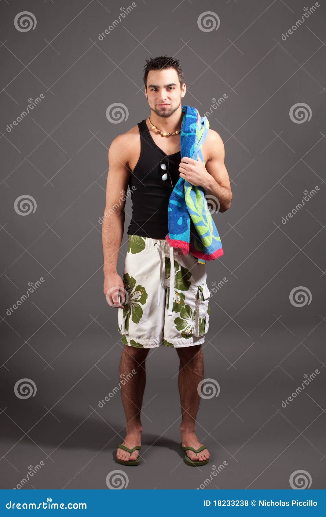 Man in Swimwear stock photo. Image of beach, caucasian - 18233238