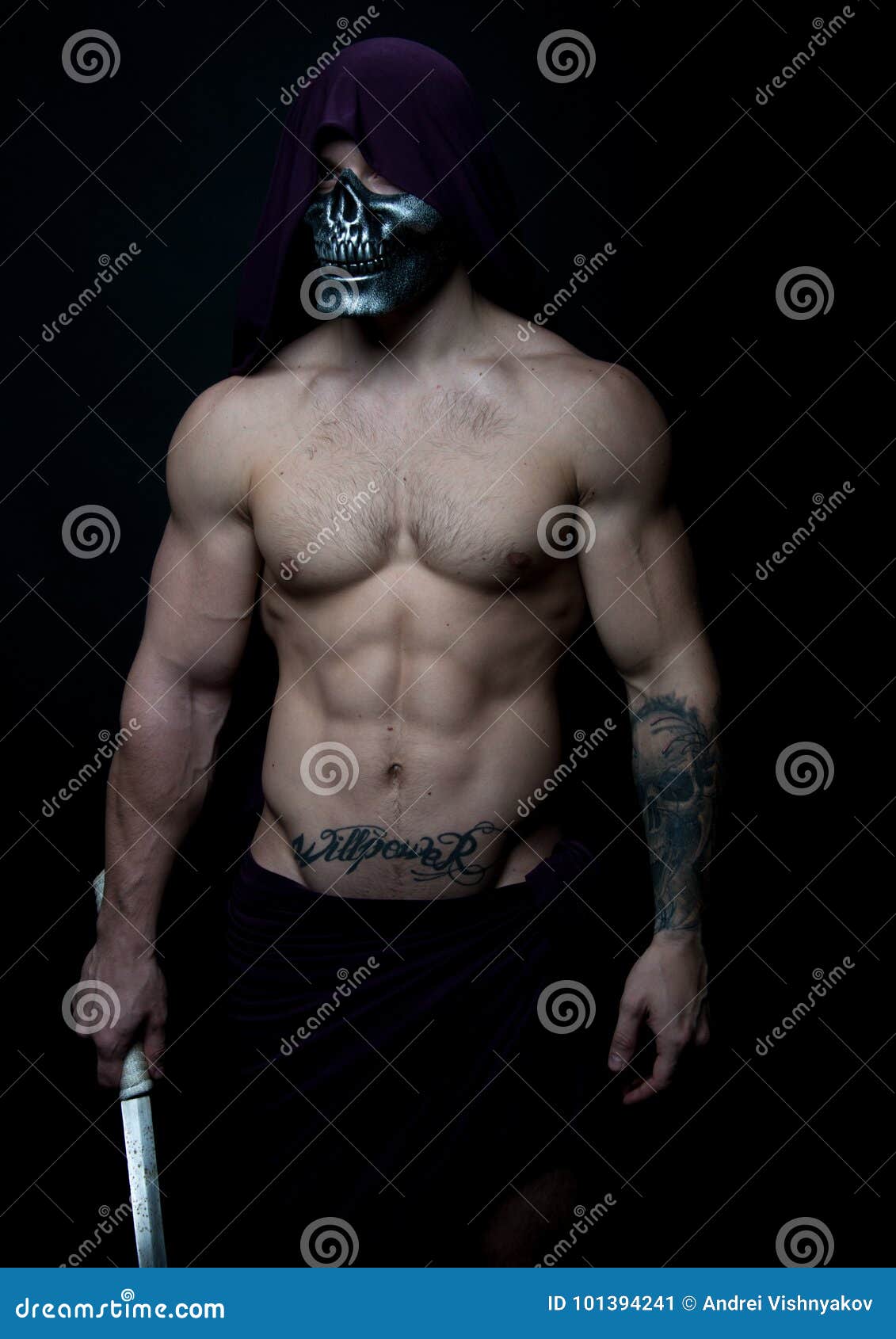 Man with a sword stock image. Image of fitness, elegance - 101394241