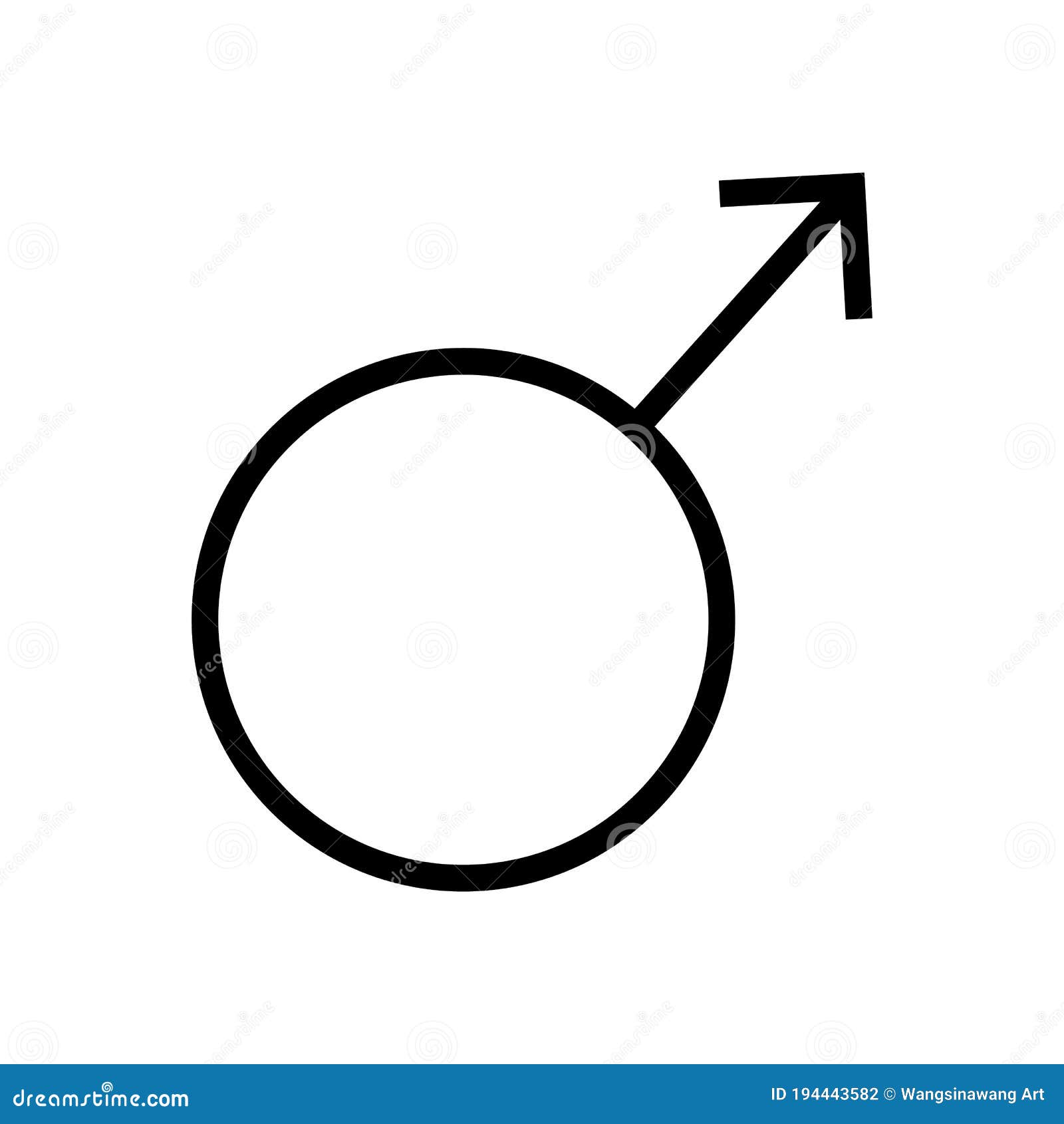 Man symbol stock vector. Illustration of graphic, icon - 194443582