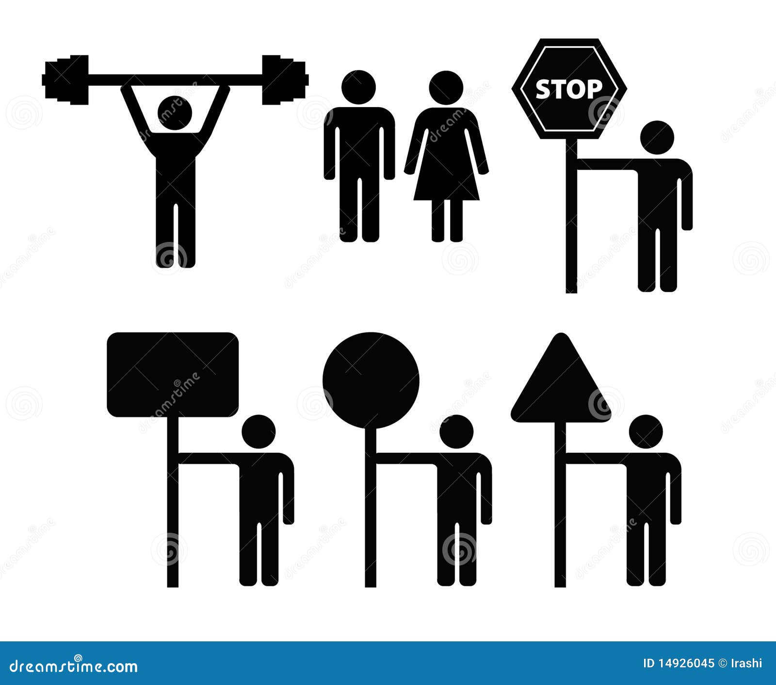 Man symbol w sign stock vector. Illustration of contrasts - 14926045