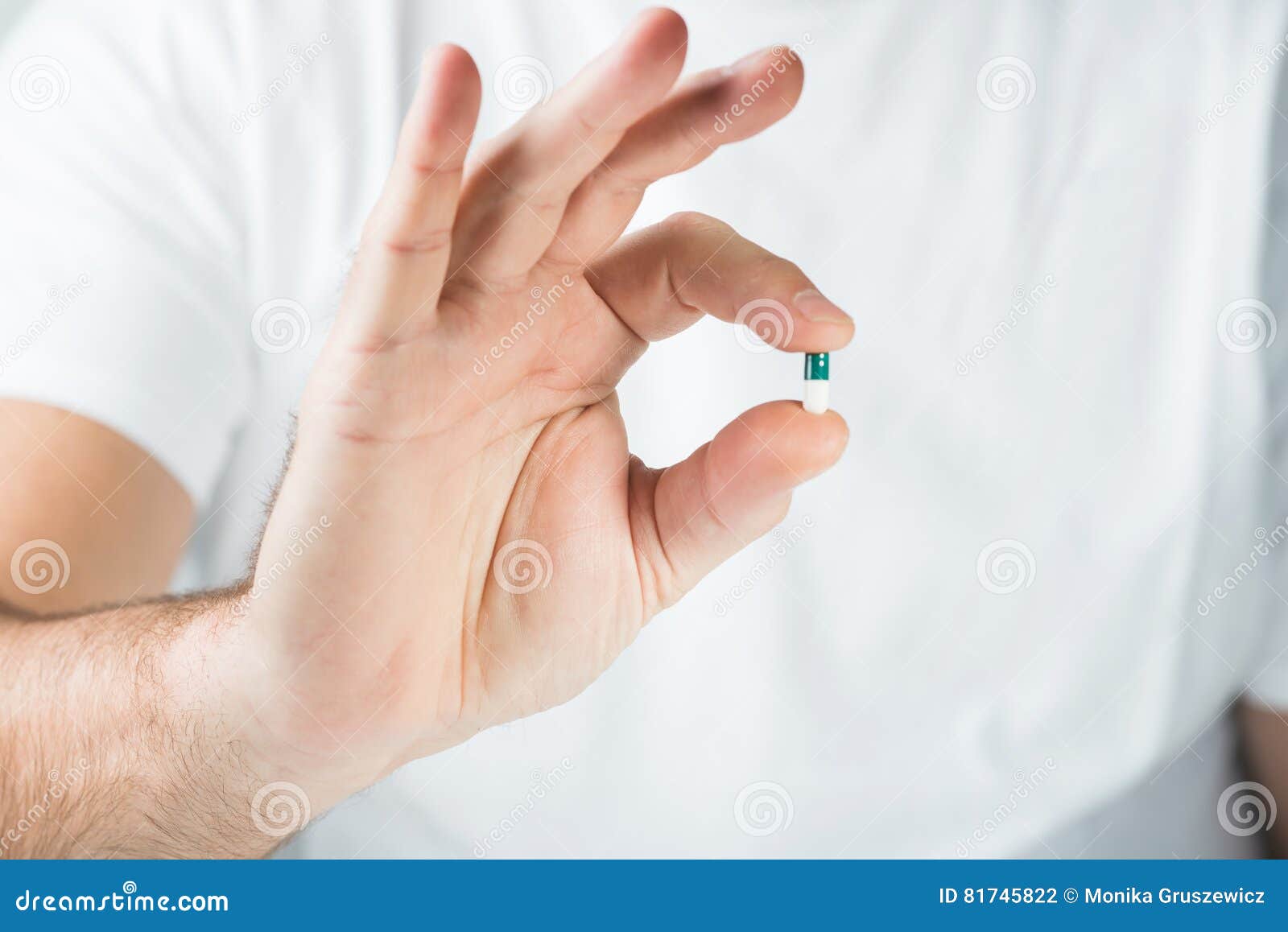 Man taking drugs stock photo. Image of health, ache, drug - 81745822