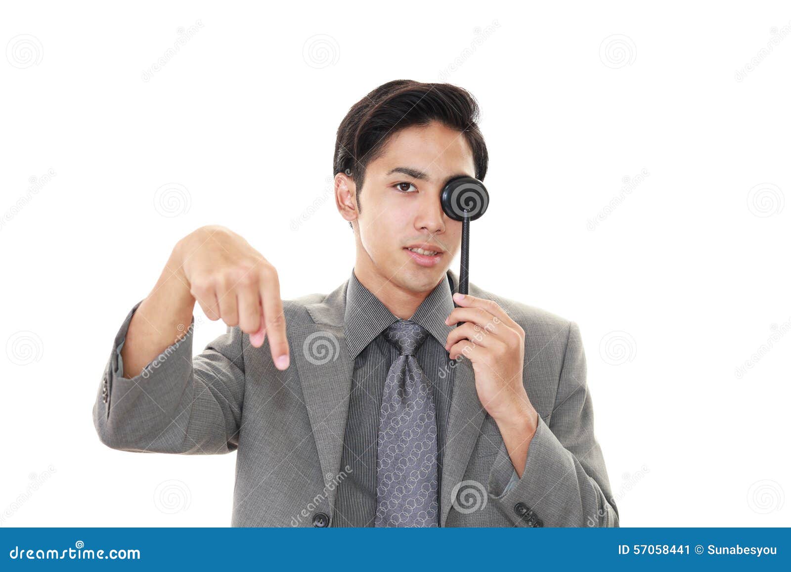 Man taking an eye test stock image. Image of beauty, health - 57058441