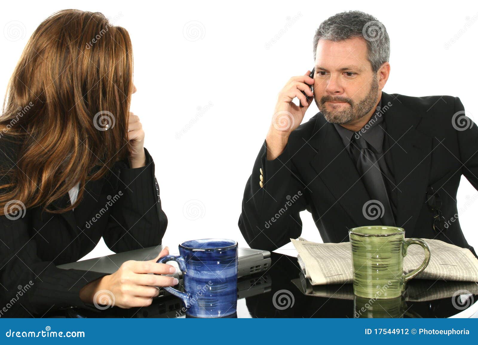 Man Taking Important Call stock photo. Image of serious - 17544912