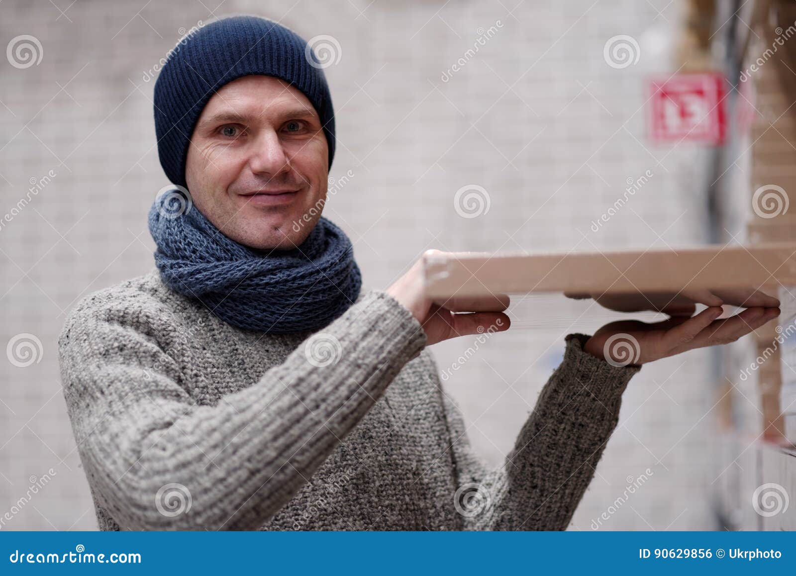 Man Taking an Item in a Store Stock Photo - Image of consumerism ...