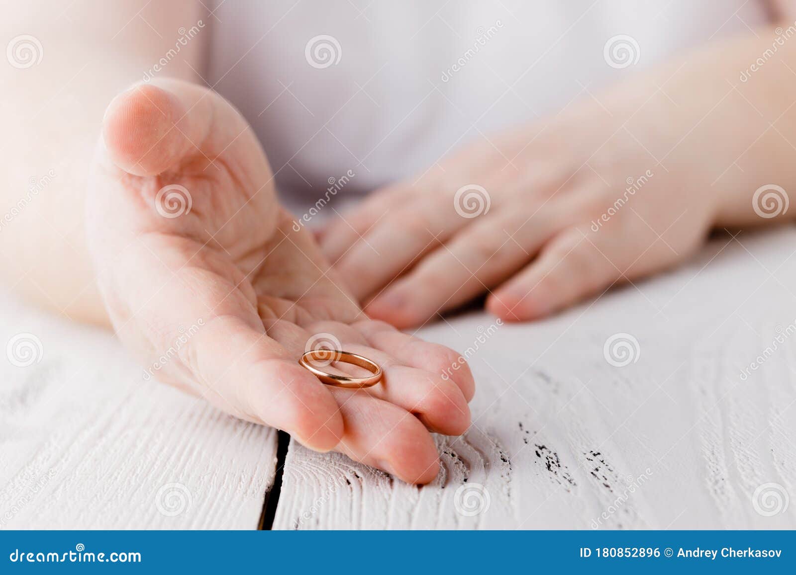 Man is Taking Off the Wedding Ring Stock Photo - Image of finger ...