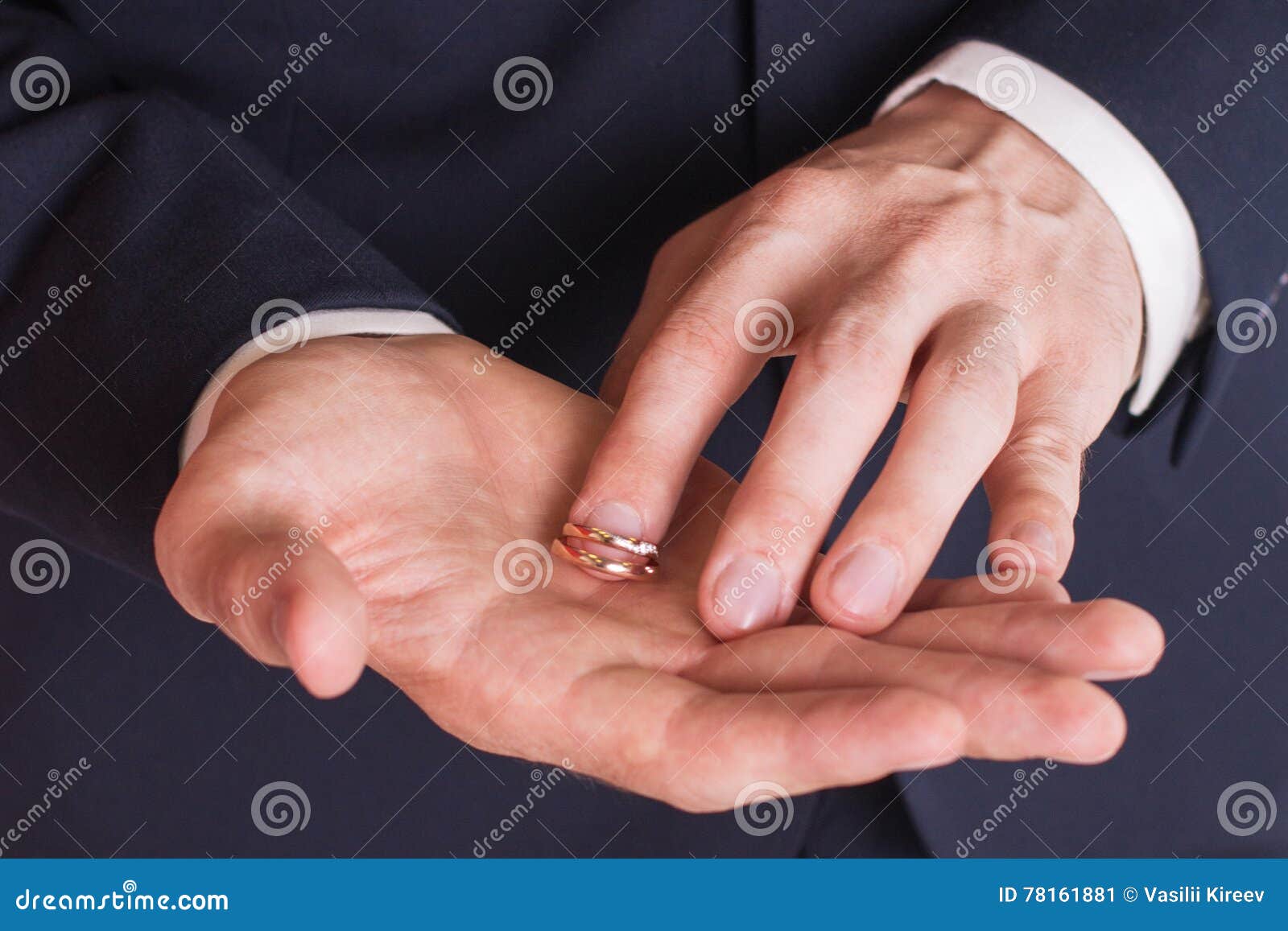 Man is Taking Off the Wedding Ring Stock Image - Image of adultery ...