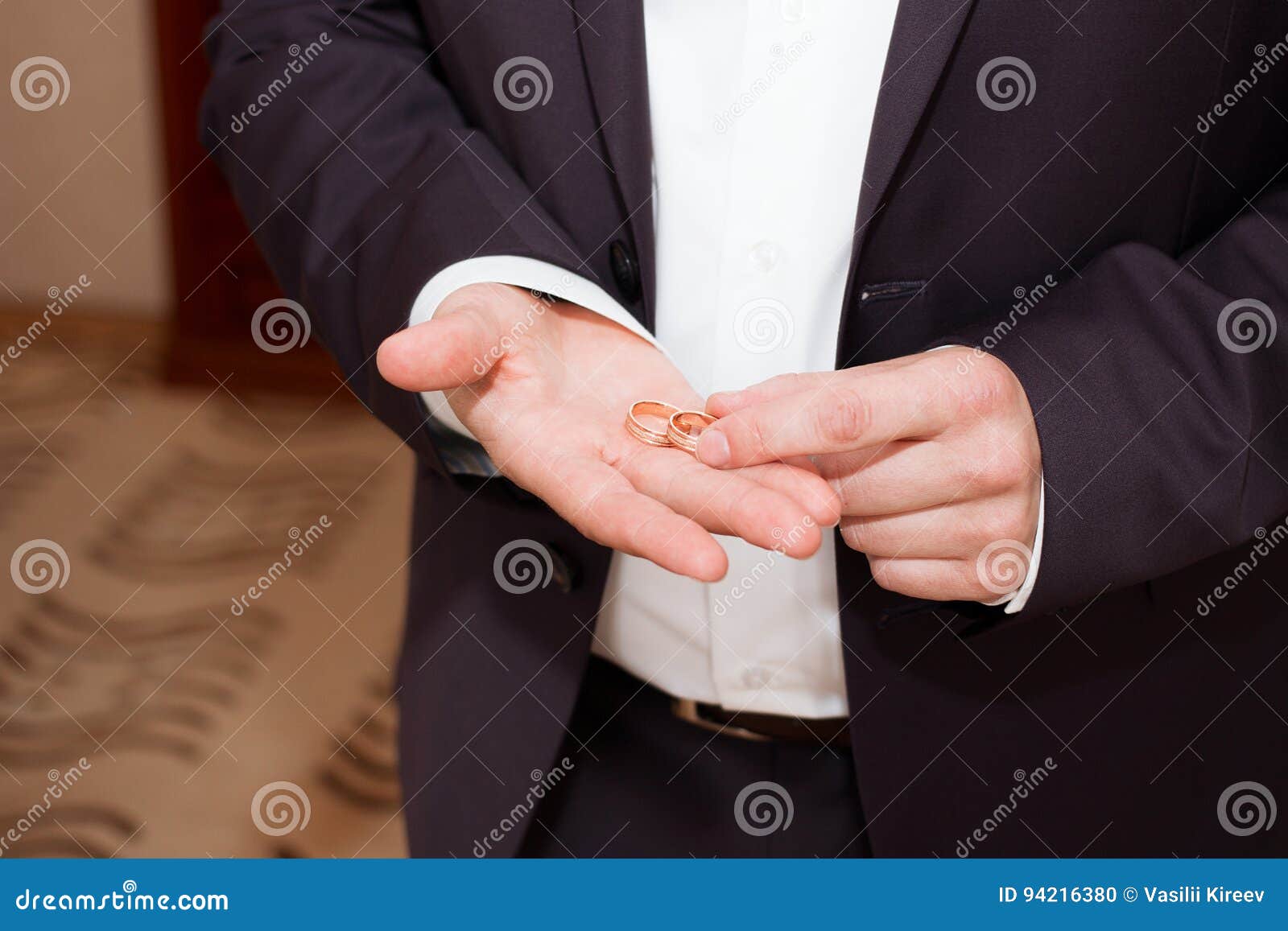 Man is Taking Off the Wedding Ring Stock Photo - Image of breakup ...